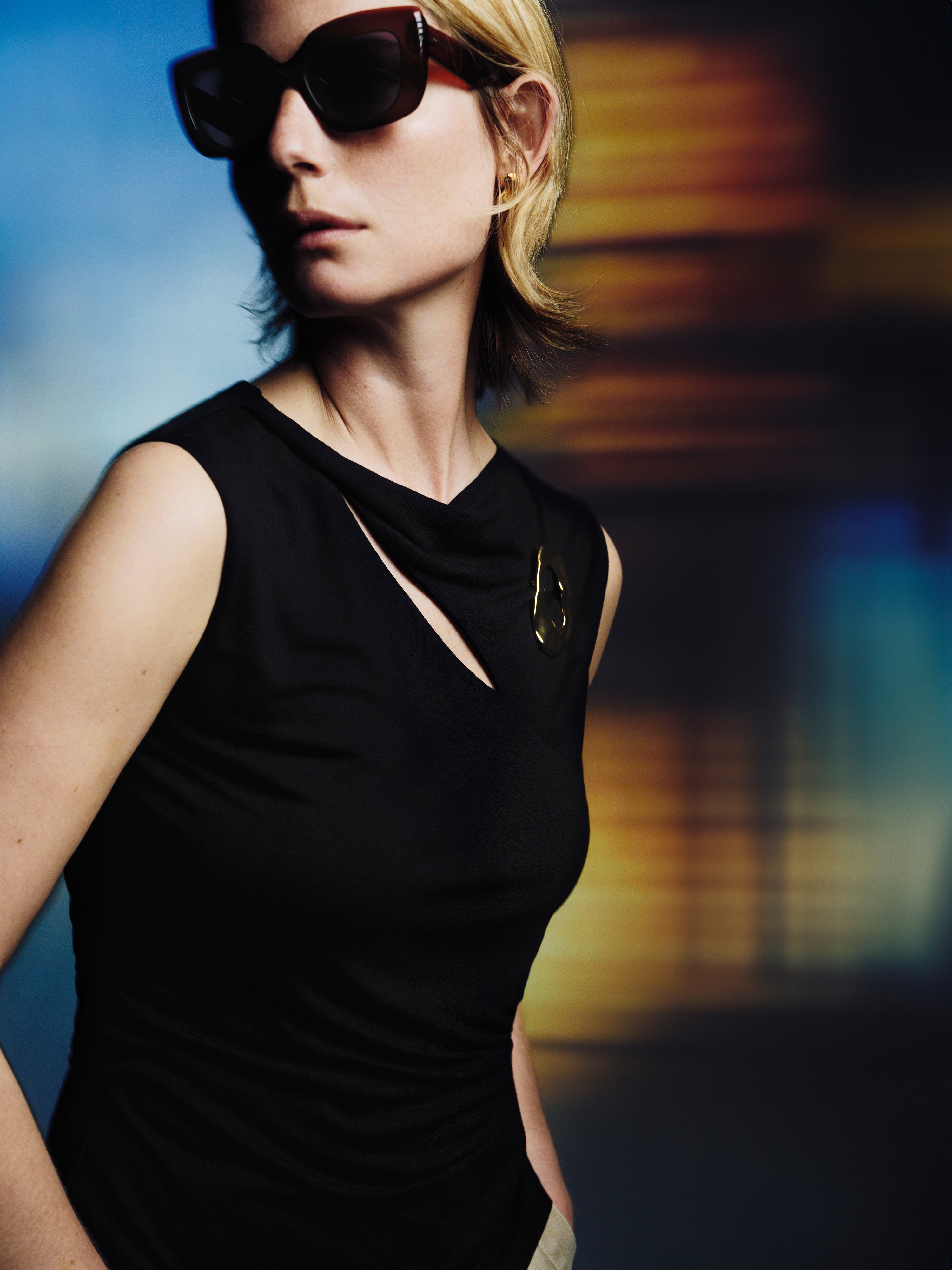 Slash Neck Top | Black – Jigsaw