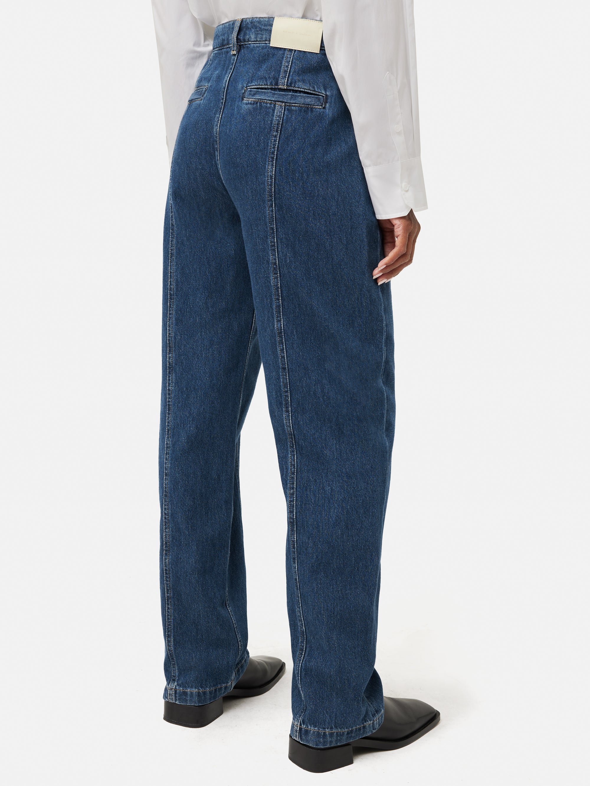 Beck Tailored Jean | Vintage Mid Blue – Jigsaw