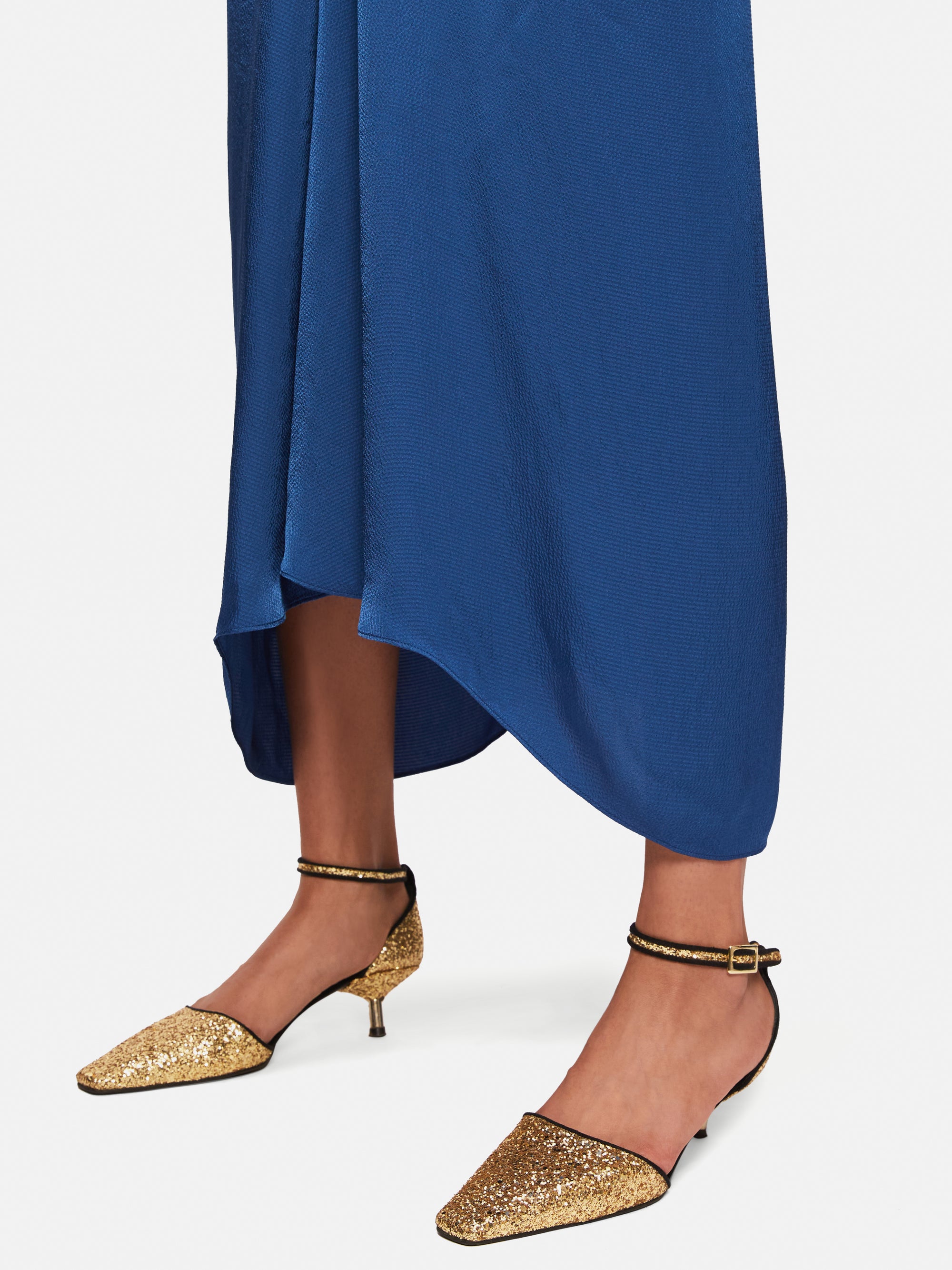 Odette Glitter Sandal | Gold – Jigsaw