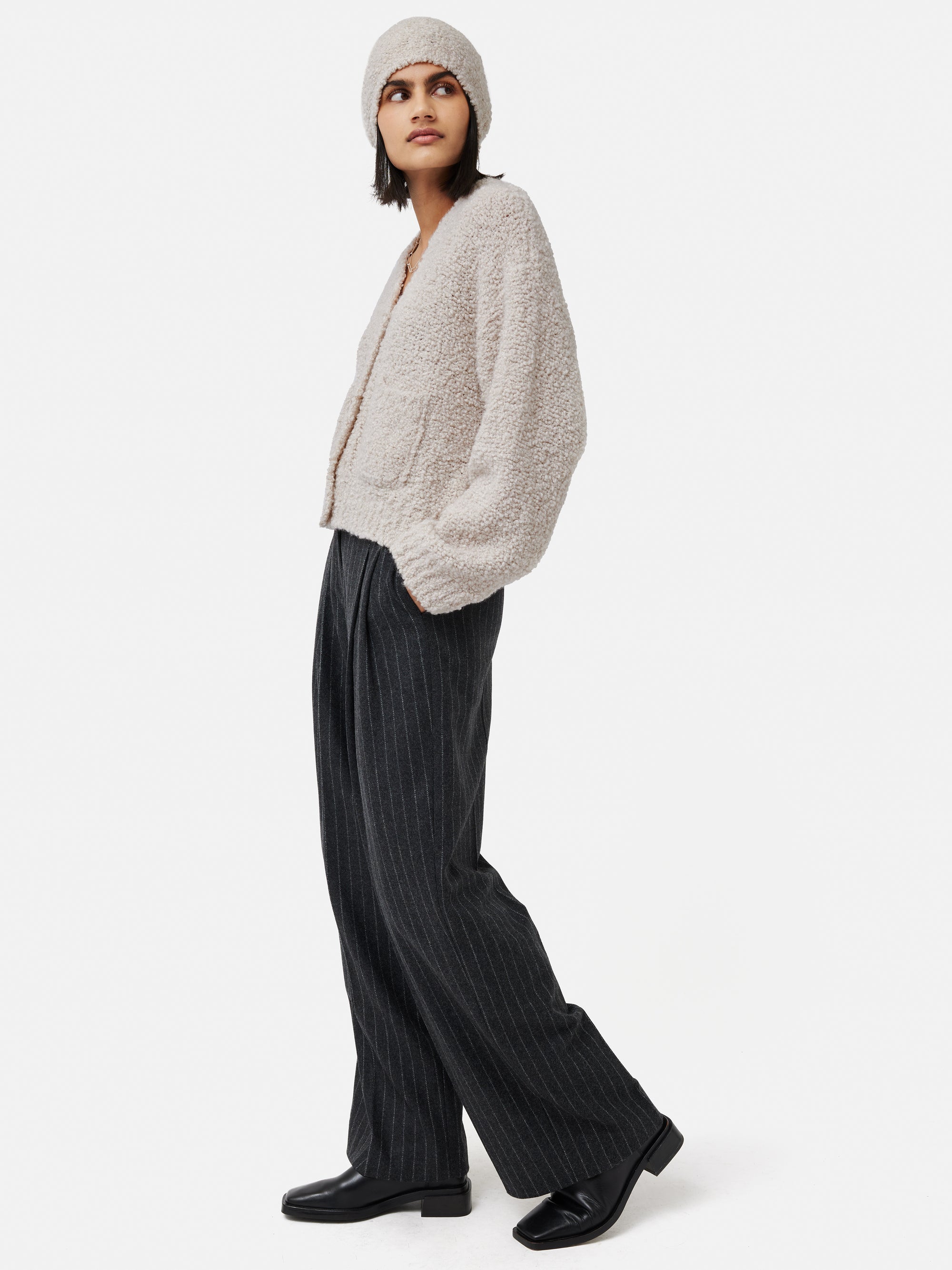 Boucle Beanie | Cream – Jigsaw