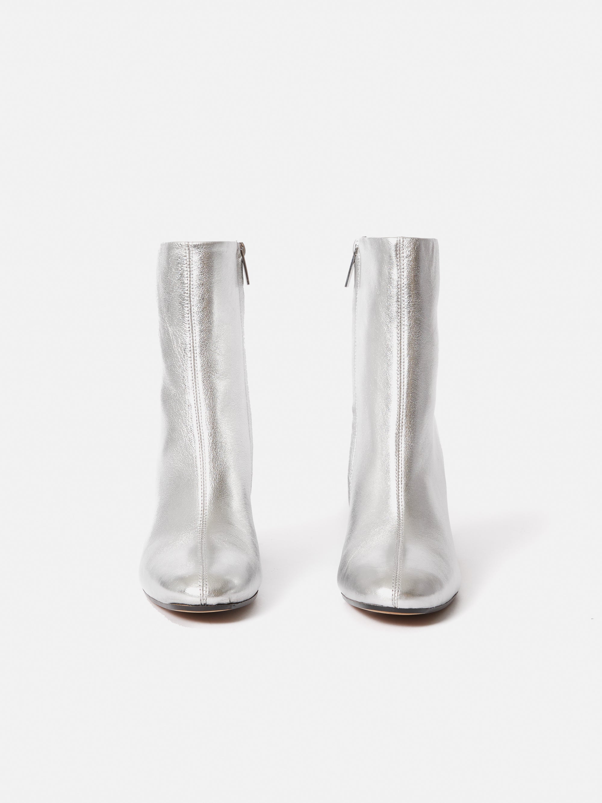 Fulham Ankle Boot | Silver – Jigsaw