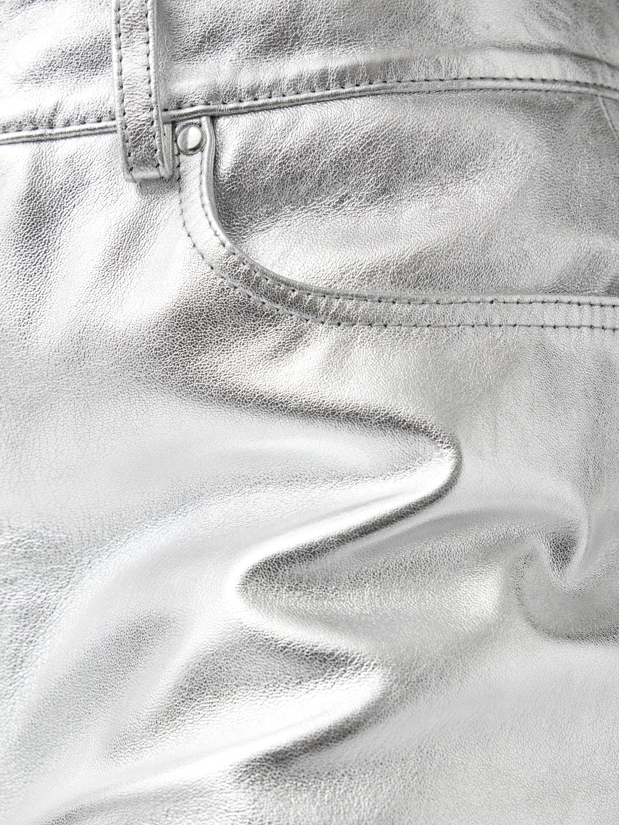 Leather Regent Jean | Silver – Jigsaw