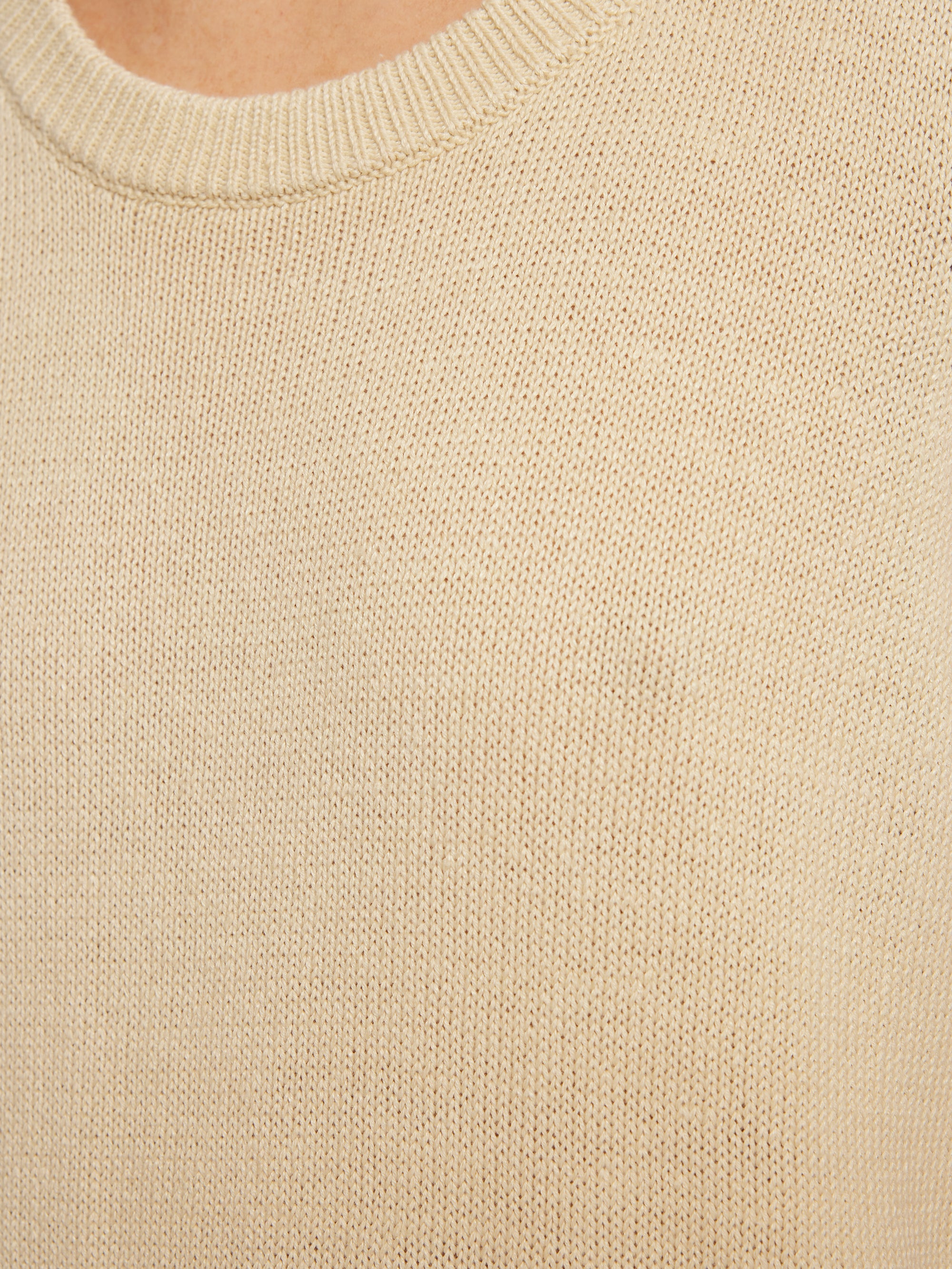Linen Cotton Knitted Tunic | Cream – Jigsaw