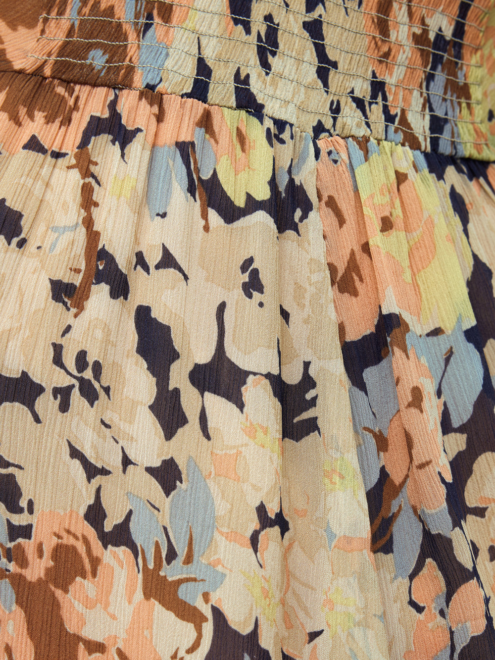 Sheer Petal Crinkle Dress | Peach – Jigsaw