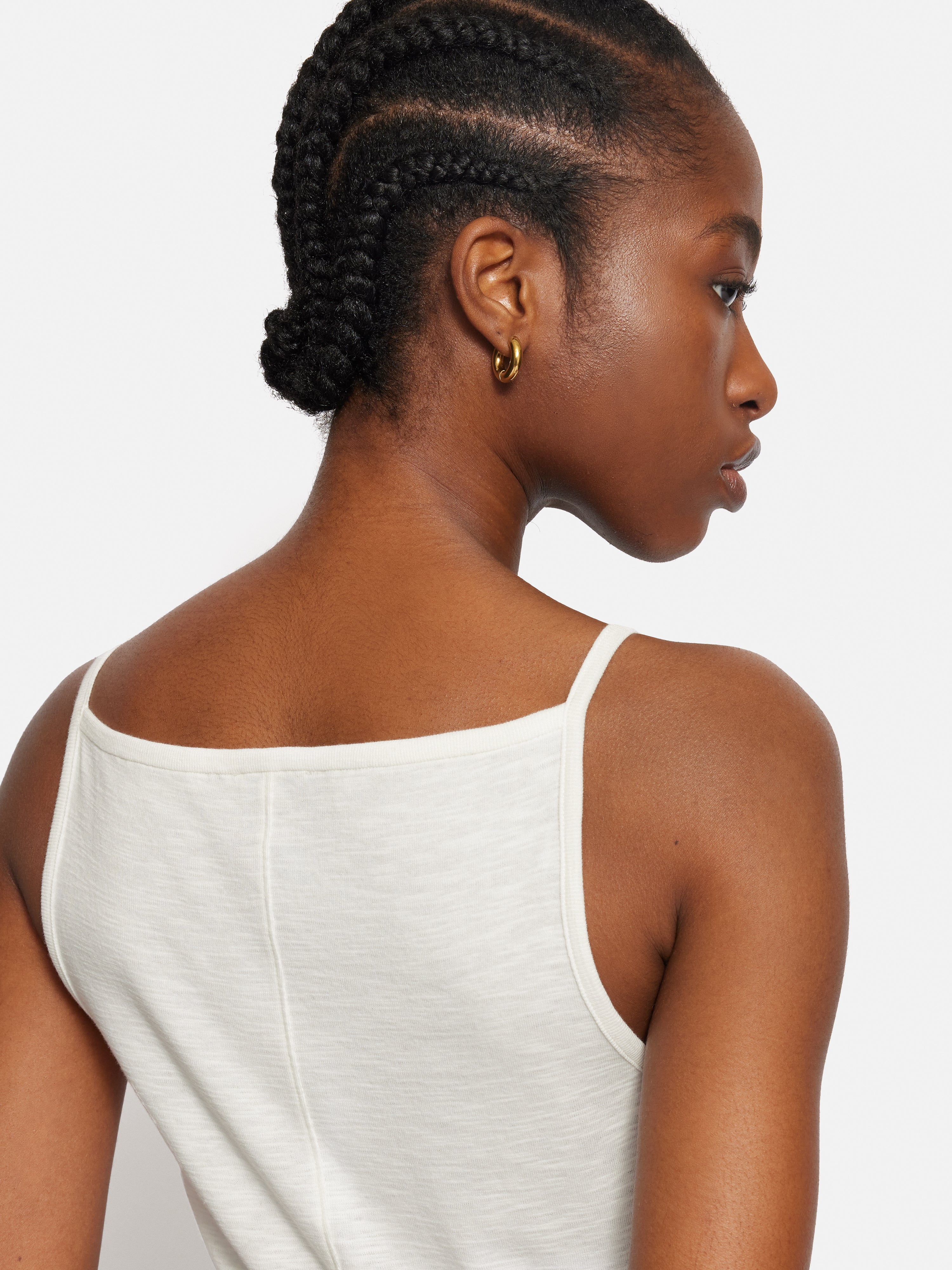 Cotton Luxe Tank | Ivory – Jigsaw