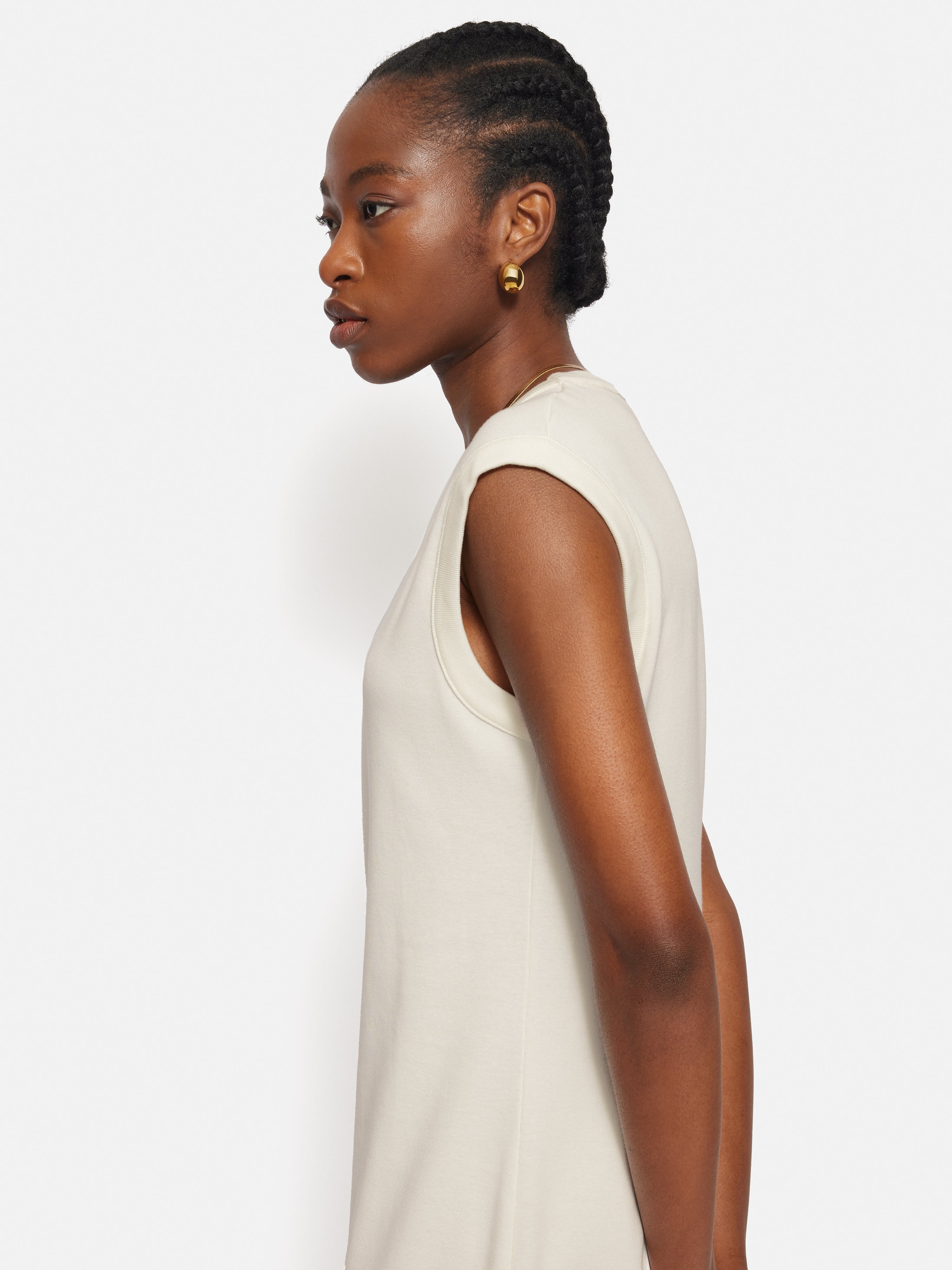 Column T Shirt Dress | Cream – Jigsaw