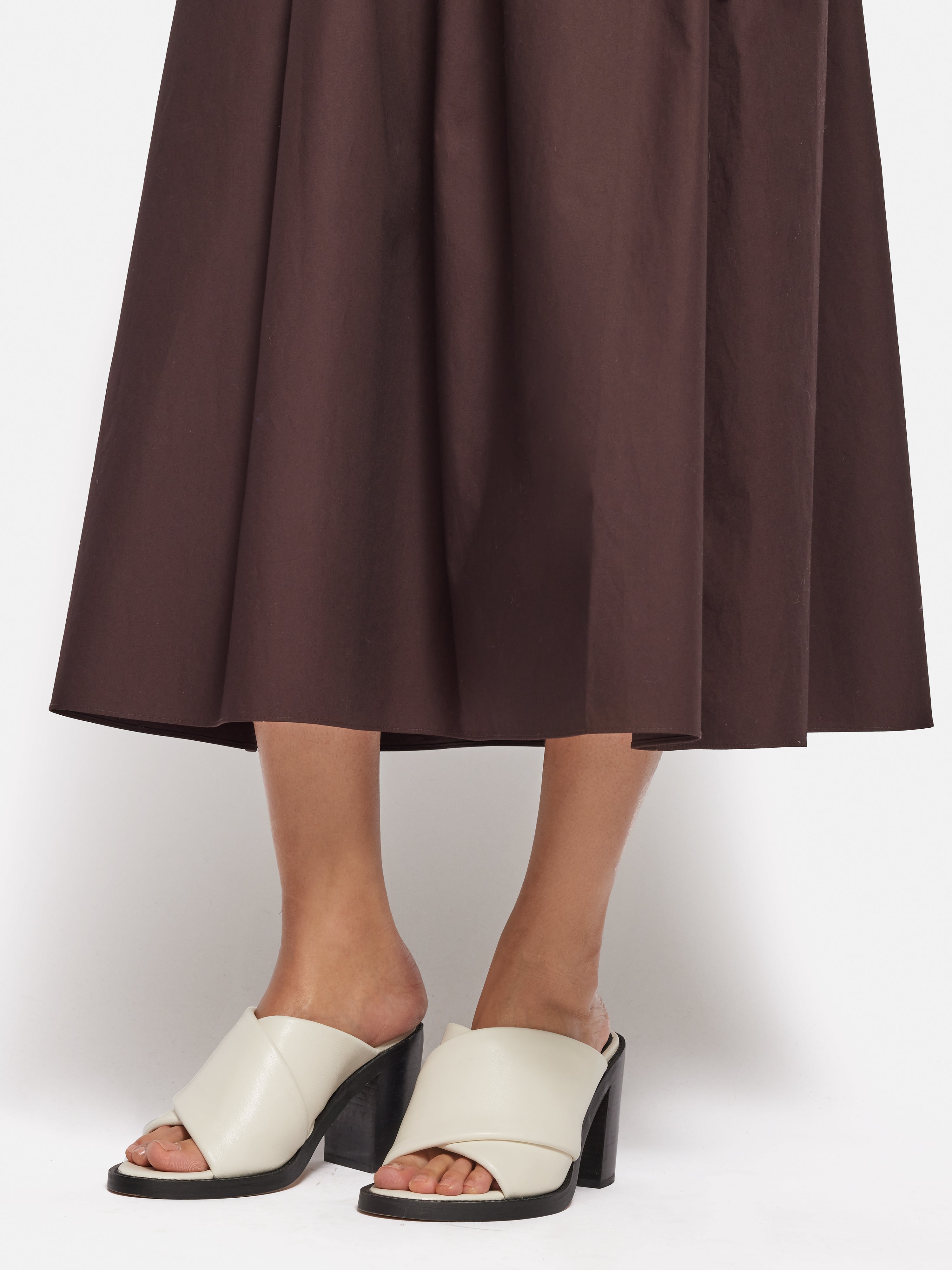 Duvile Padded Heel Sandal | White – Jigsaw