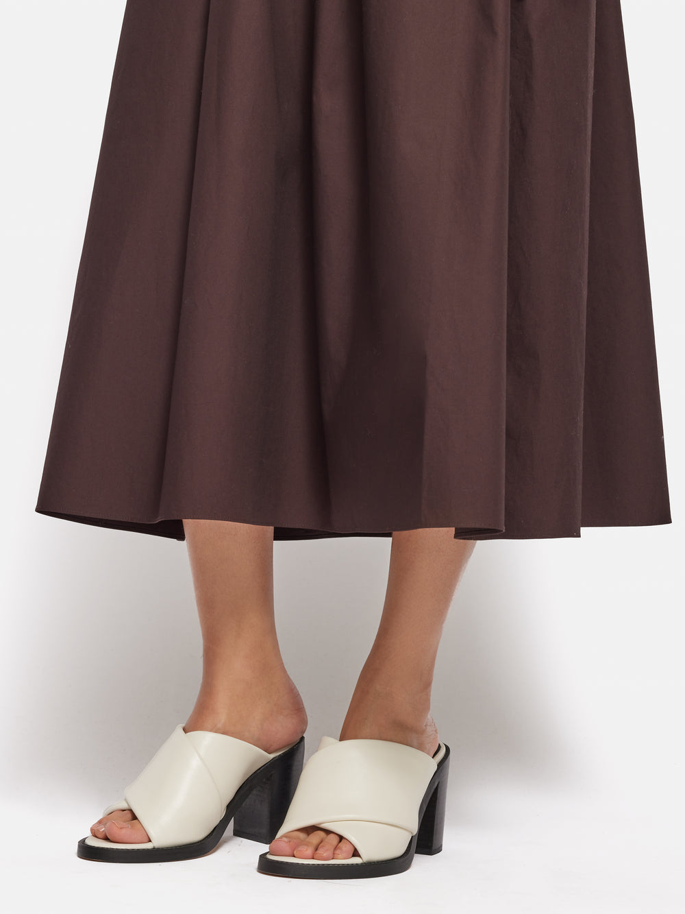 Duvile Padded Heel Sandal | White – Jigsaw