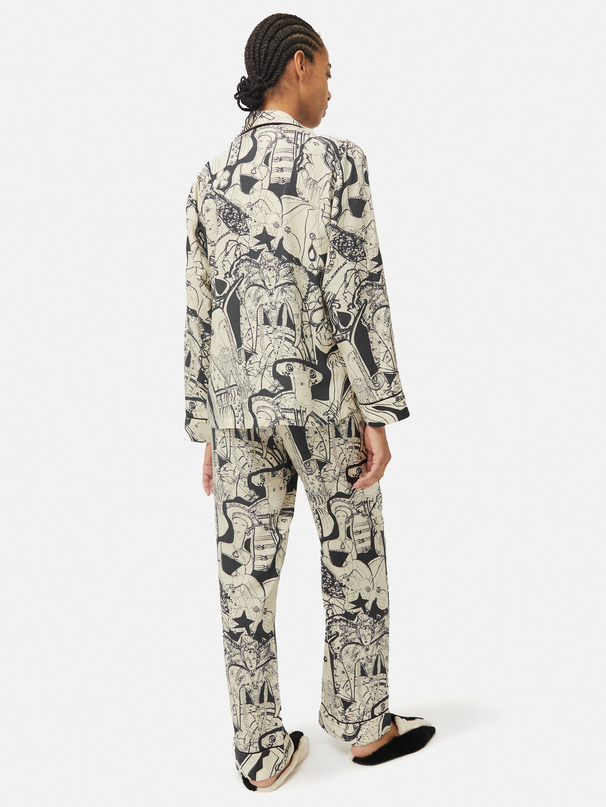 Kings & Queens Pyjama | Monochrome – Jigsaw