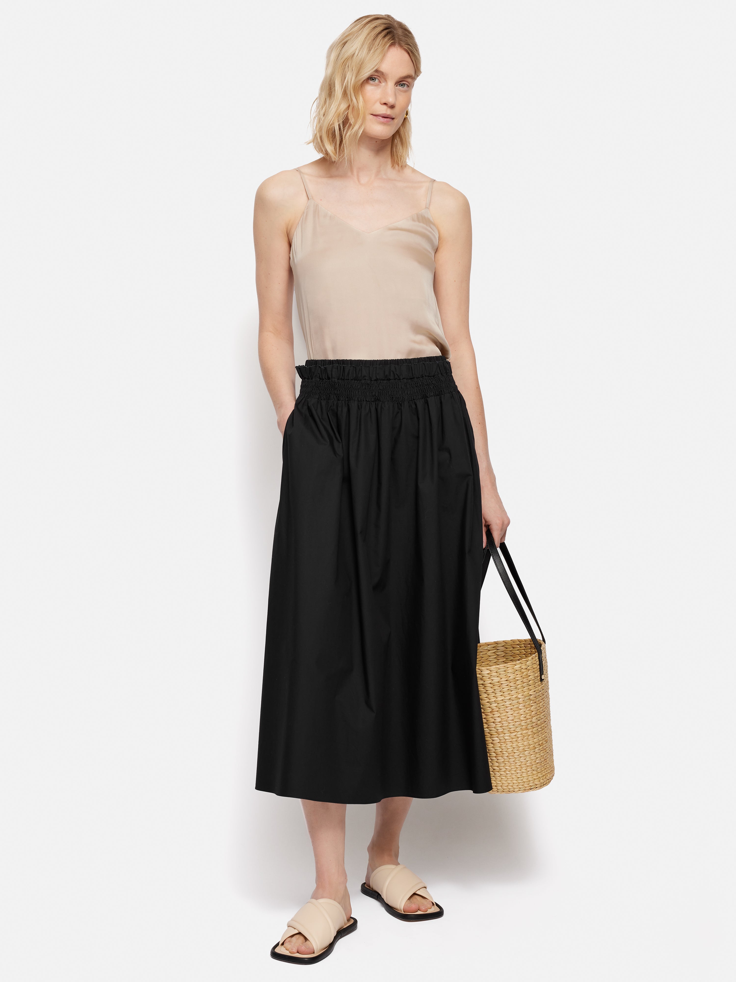 Recycled Satin Cami | Cream – Jigsaw