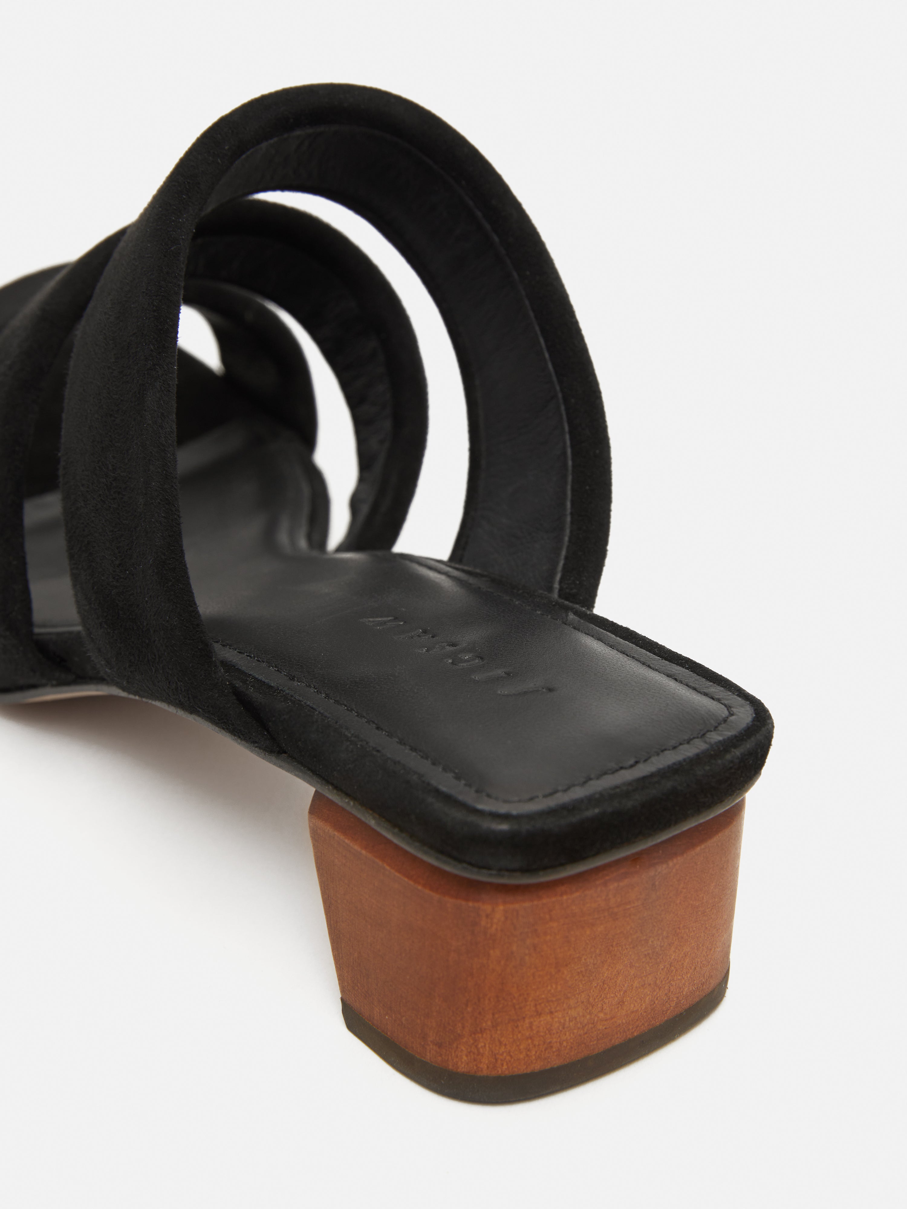Henley Heeled Sandal | Black – Jigsaw