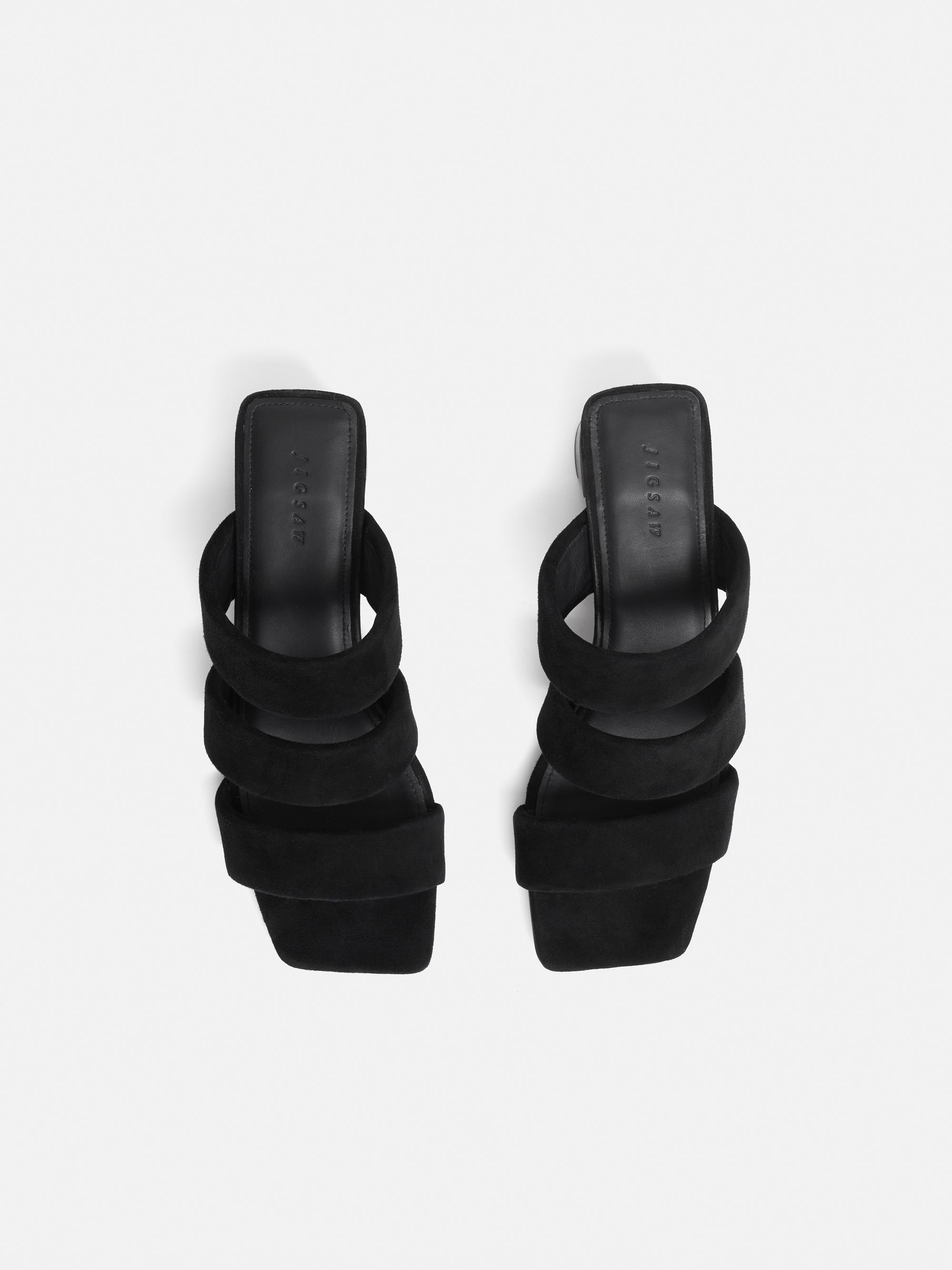 Henley Heeled Sandal | Black – Jigsaw