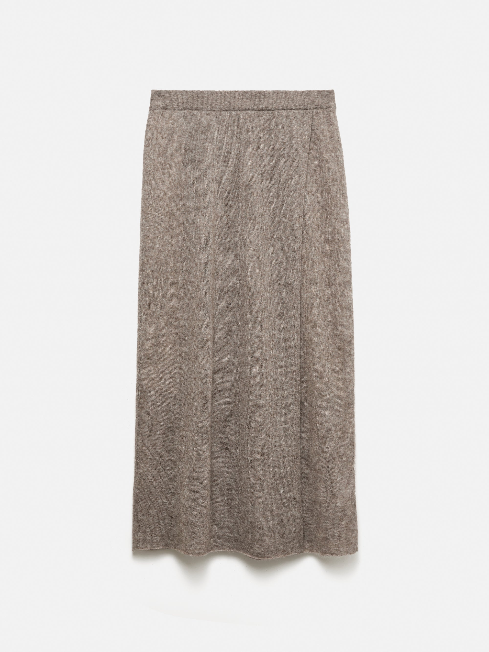 Soft Gauzy Knit Skirt | Taupe – Jigsaw
