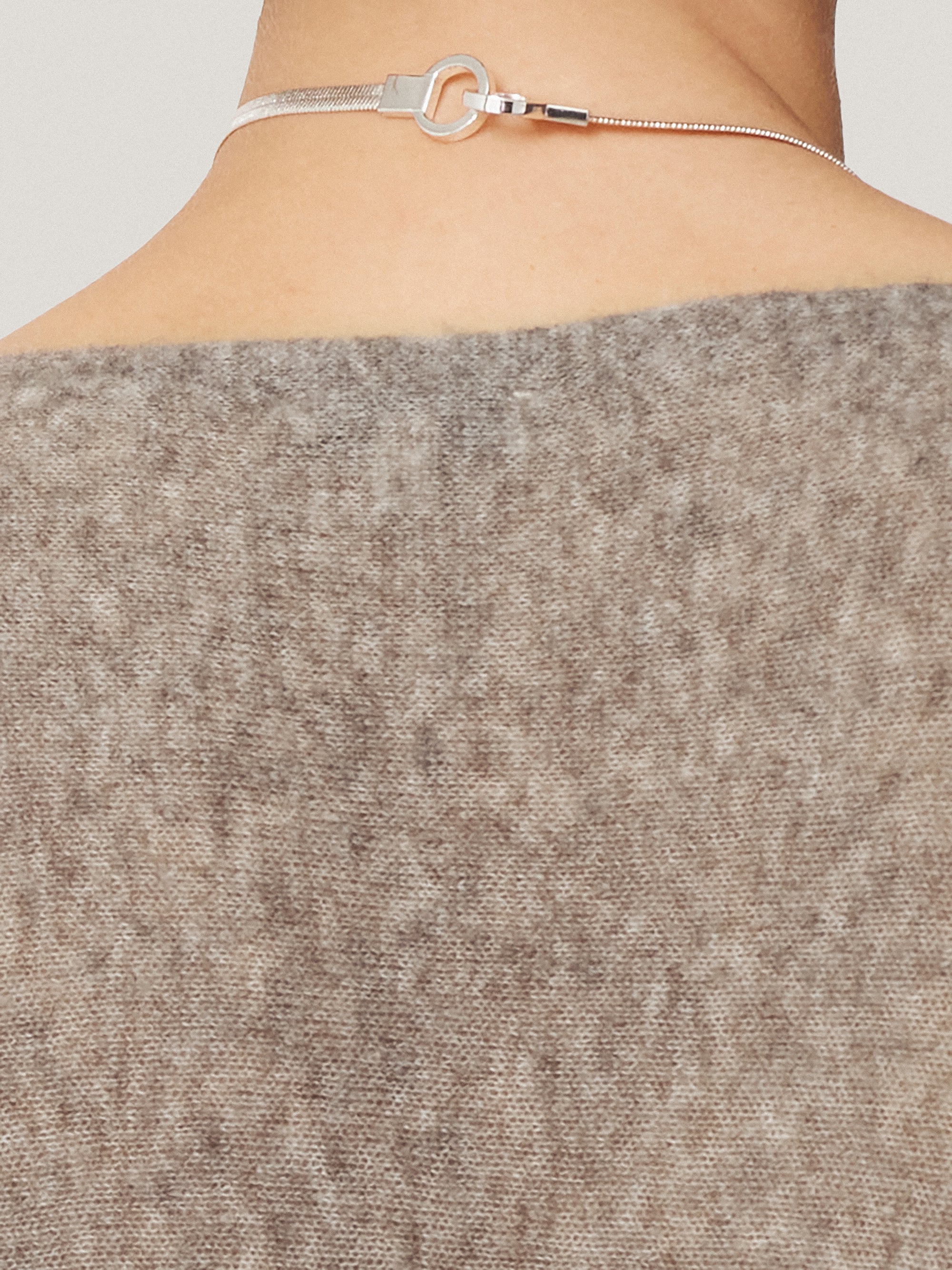 Soft Gauzy Knit Poncho Jumper | Taupe – Jigsaw
