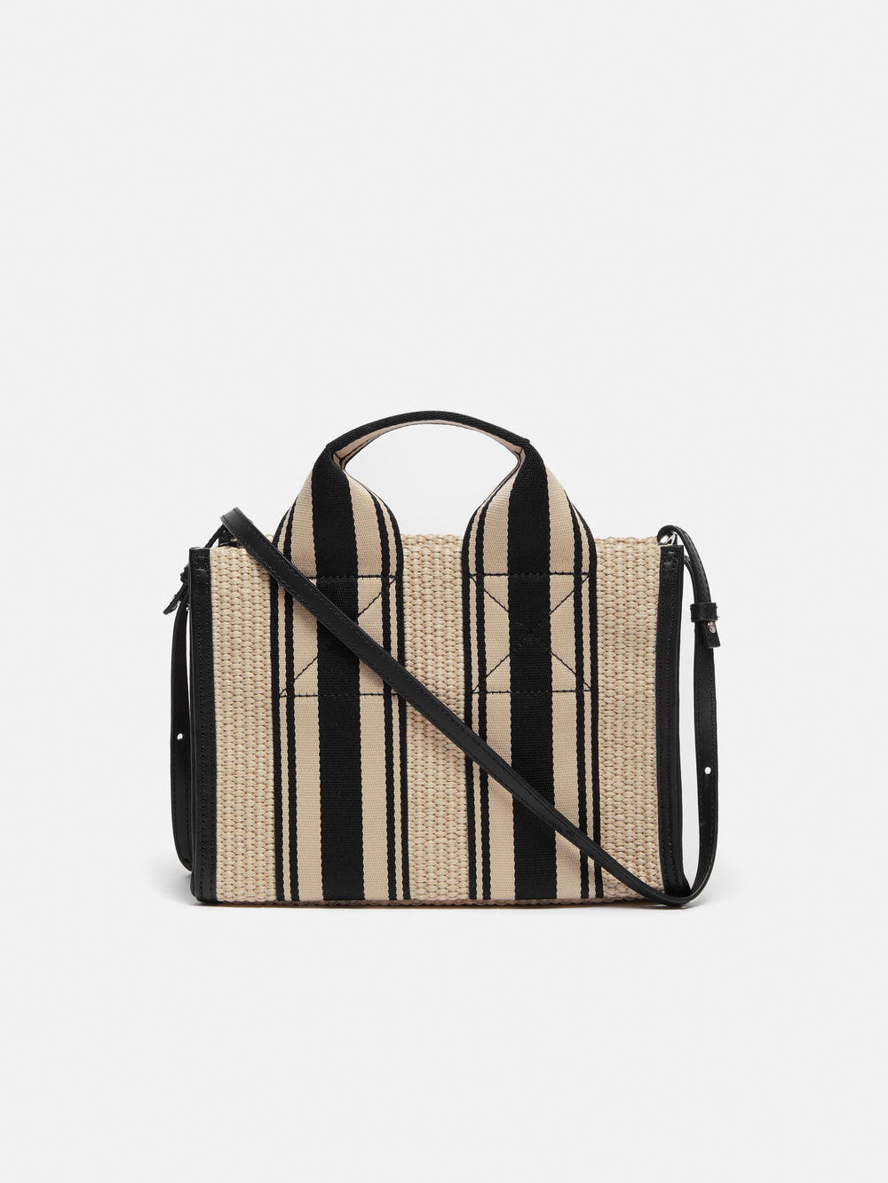 Mini Athena Stripe Woven Tote | Natural – Jigsaw