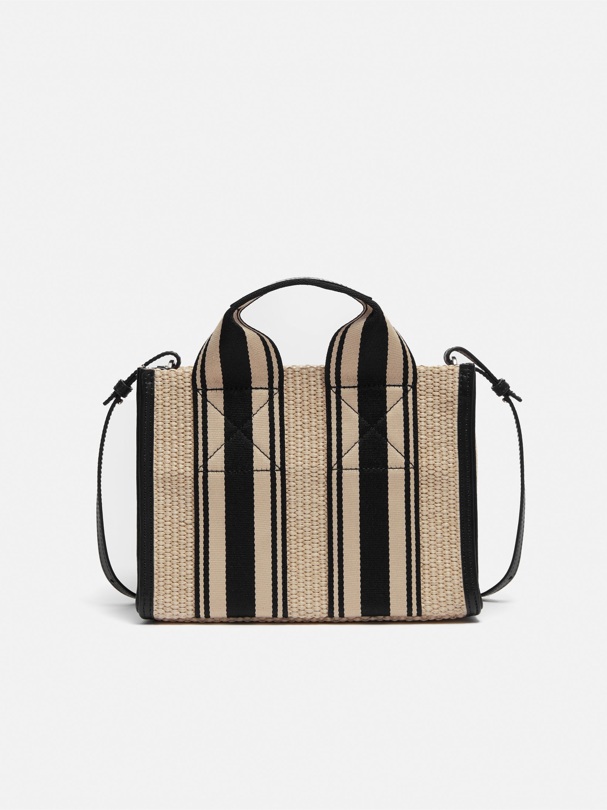 Mini Athena Stripe Woven Tote | Natural – Jigsaw