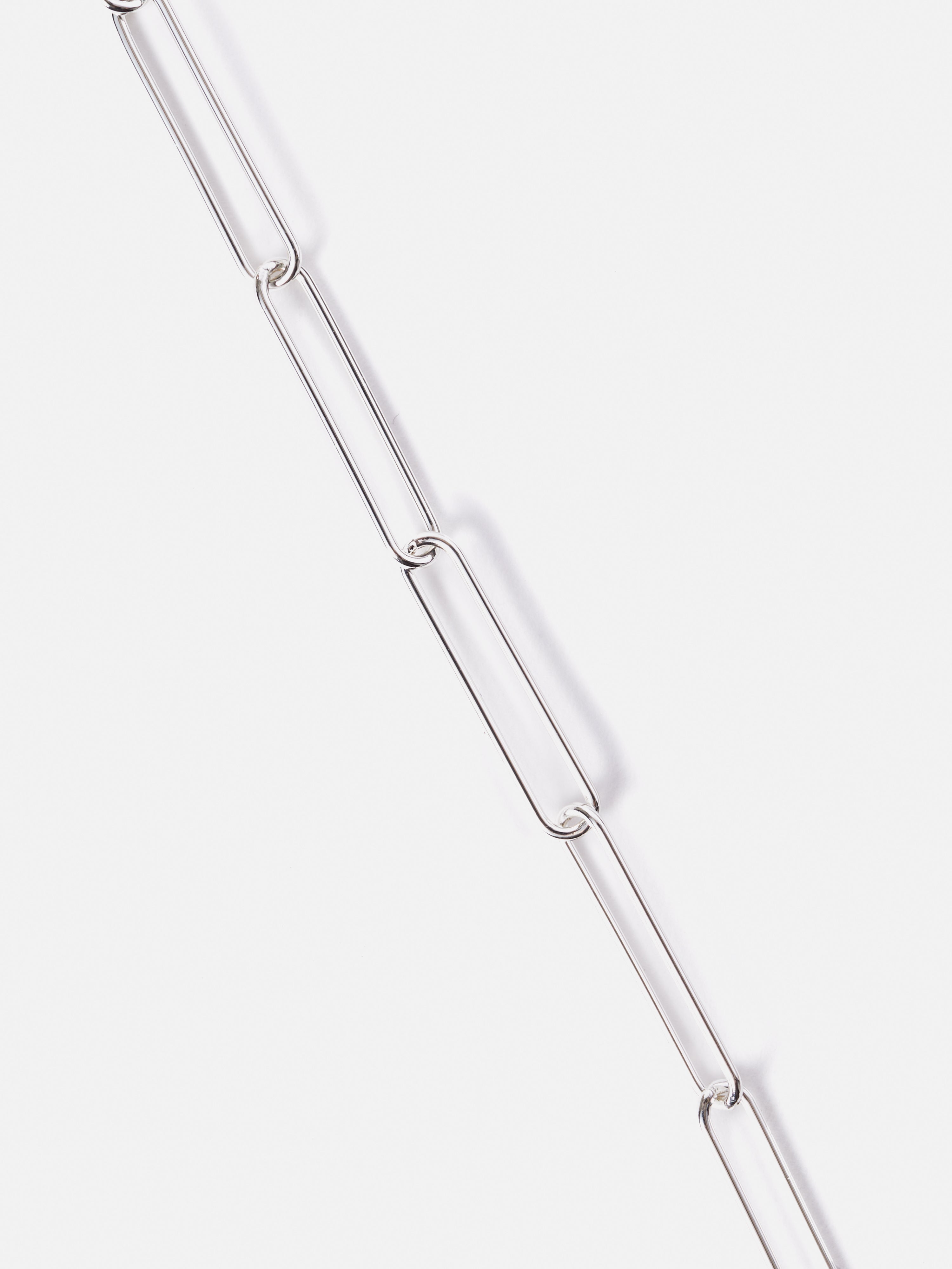 Paper Clip Chain Necklace | Silver – Jigsaw