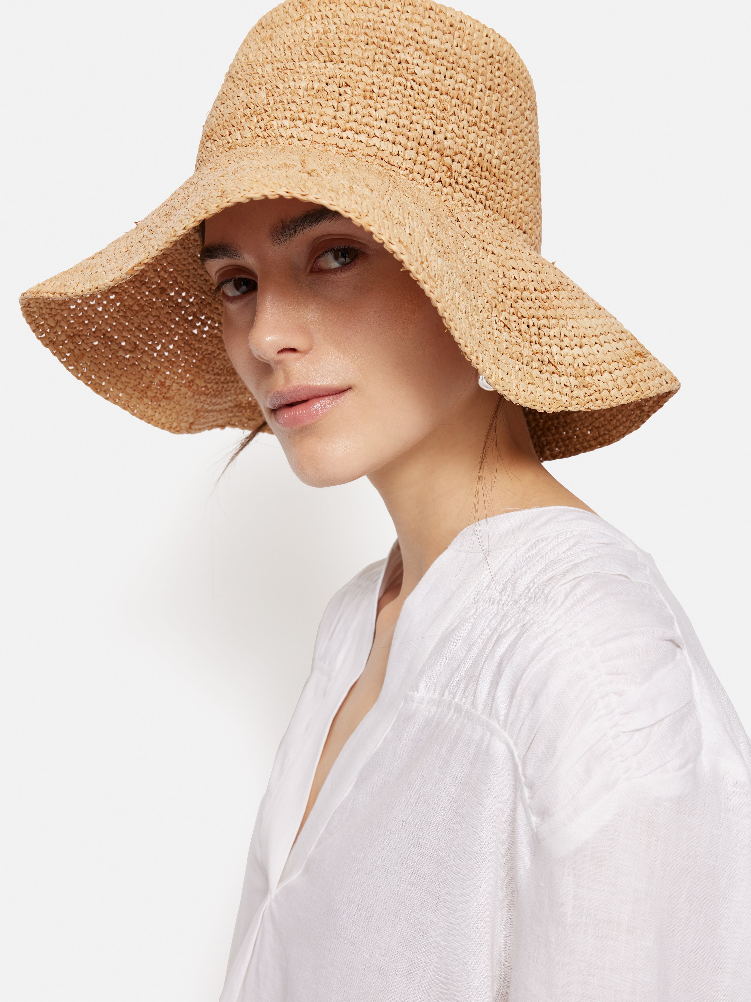 Straw Bucket Hat | Natural – Jigsaw