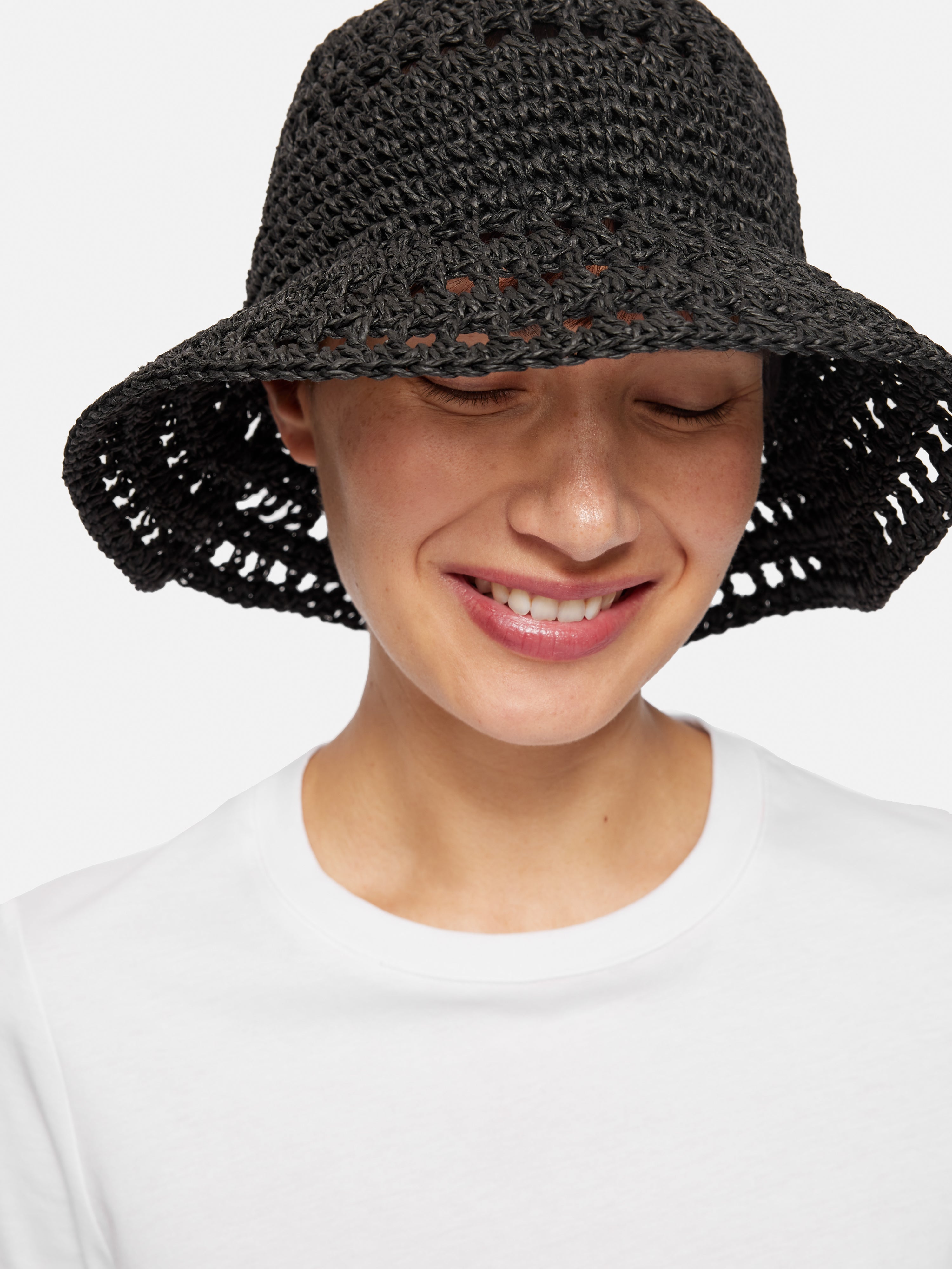 Crochet Bucket Hat | Black – Jigsaw
