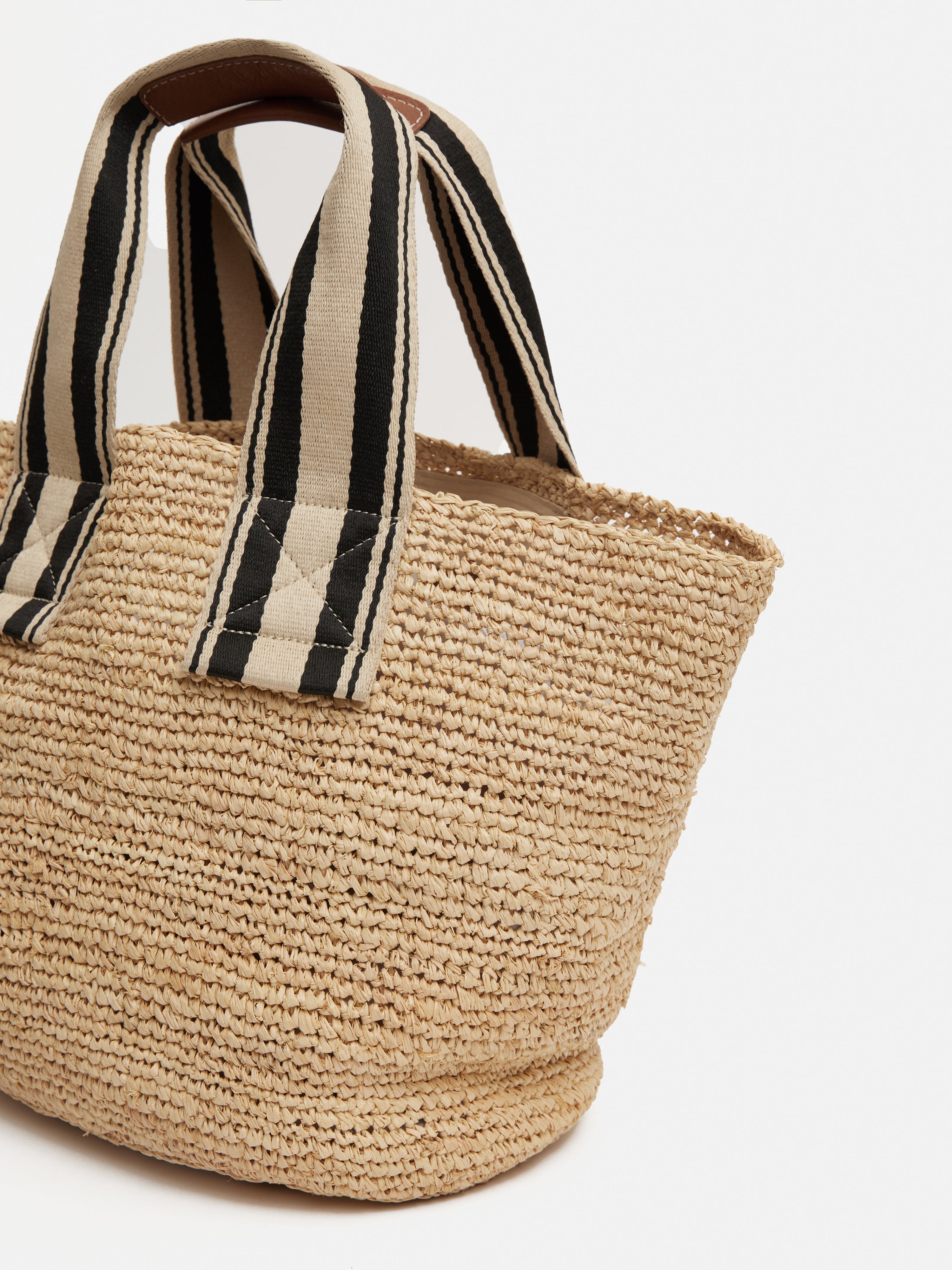 Soft Raffia Tote | Natural – Jigsaw