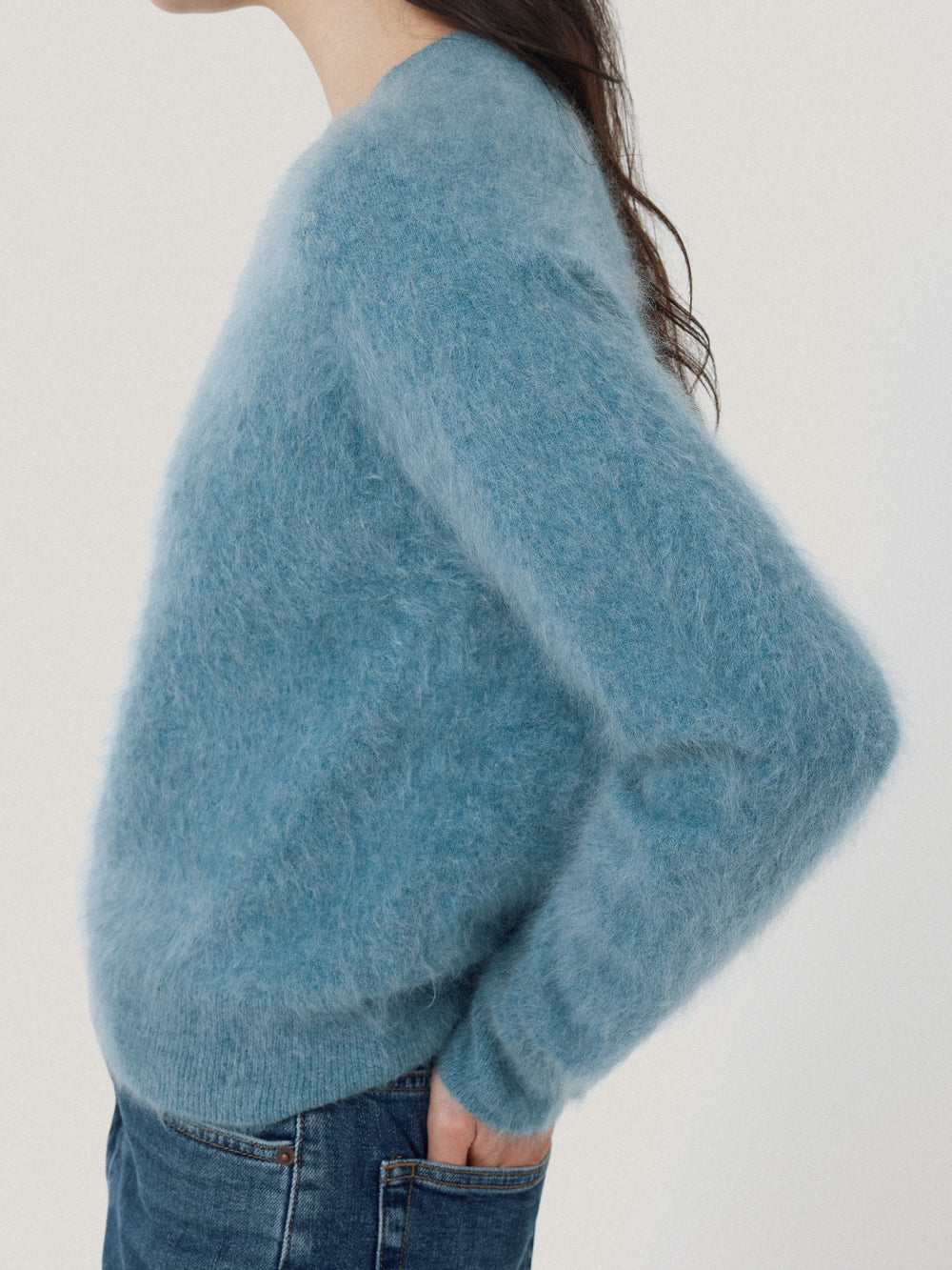 Halo Cashmere Jumper | Blue – Jigsaw