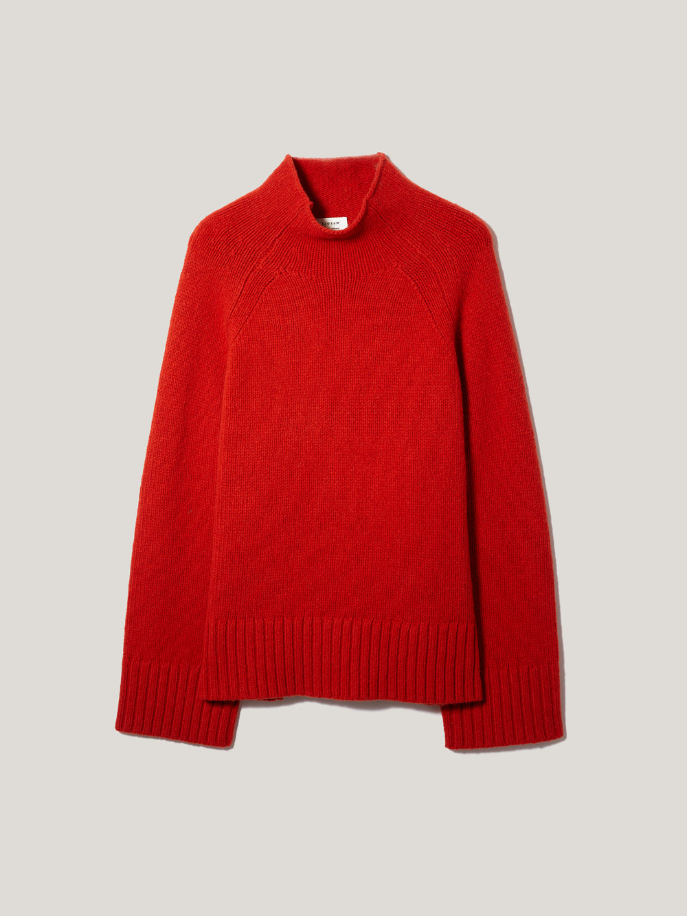 Wool Blend Snowdon Jumper | Orange – Jigsaw