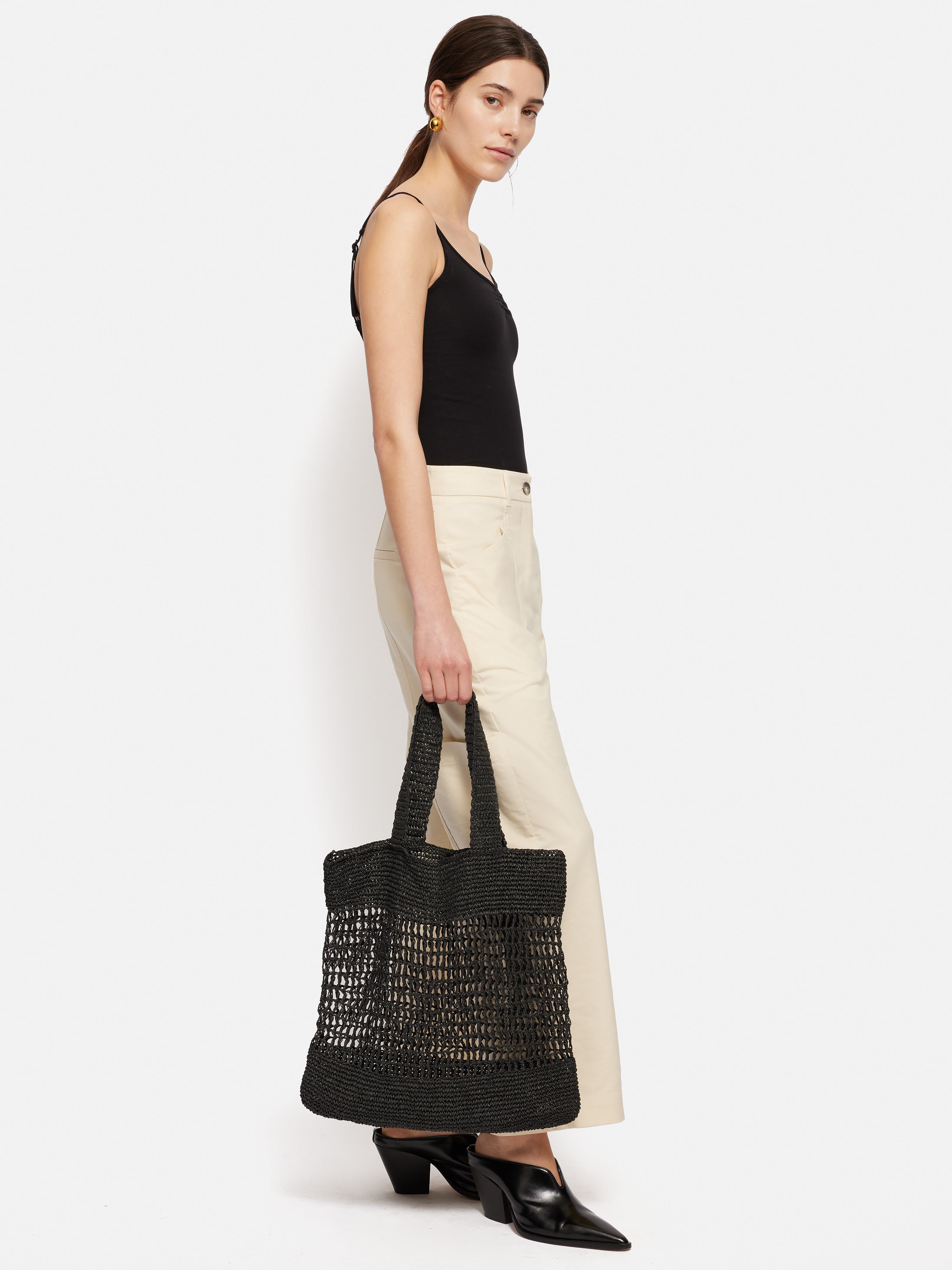 Crochet Tote | Black – Jigsaw