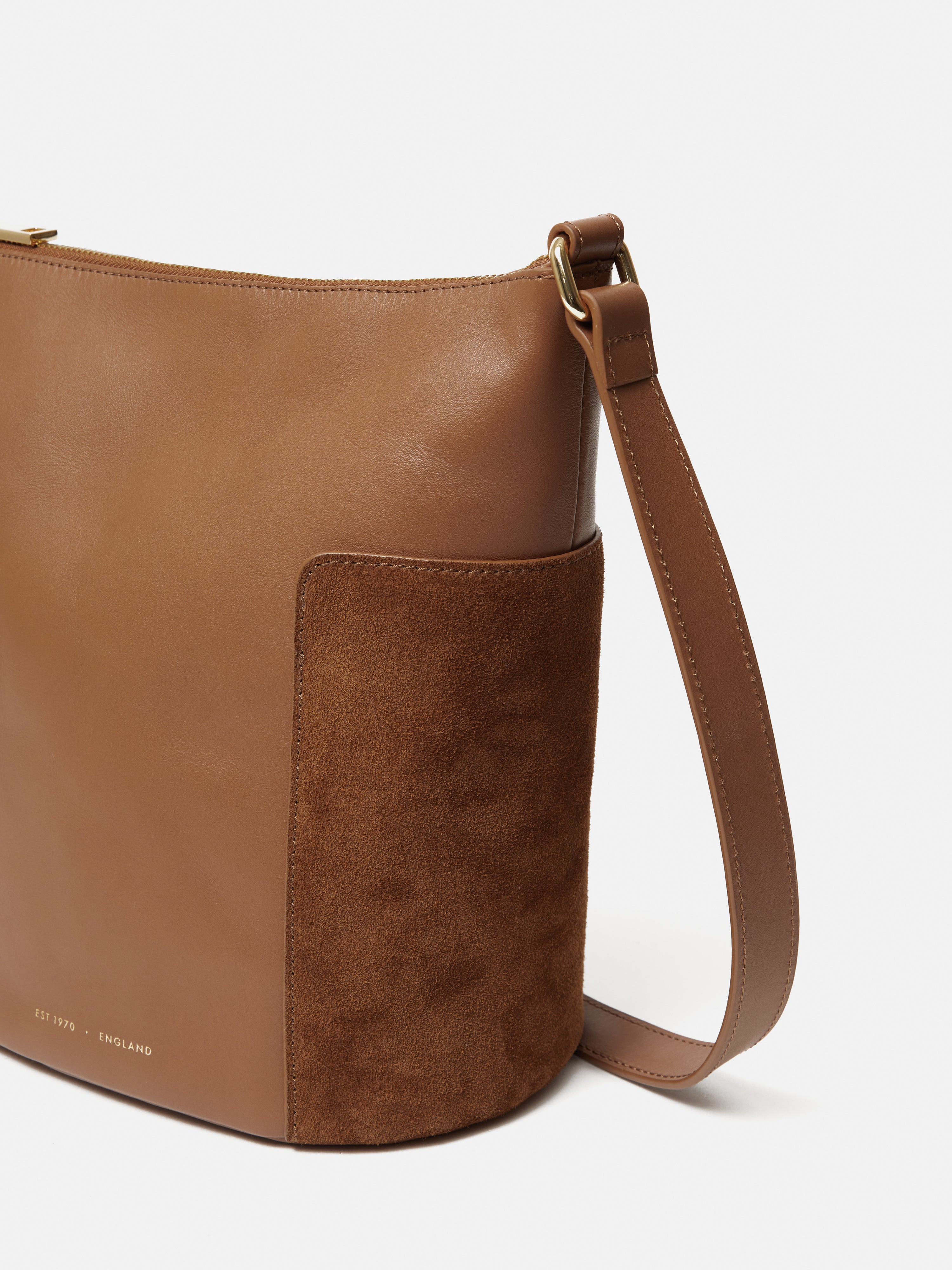 York Slouchy Bucket Bag | Tan – Jigsaw