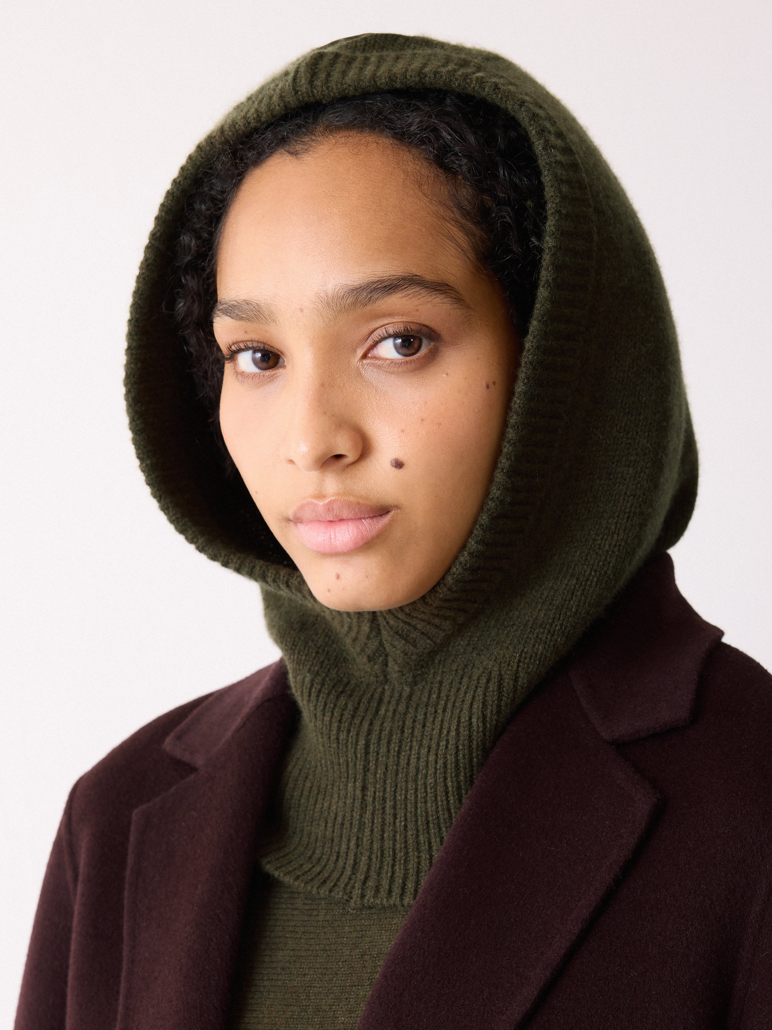 Hooded Snood | Khaki – Jigsaw