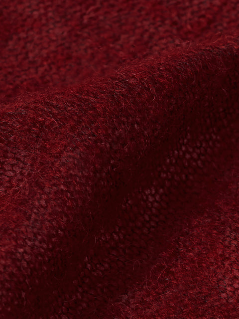Soft Gauzy Knit Scarf | Red – Jigsaw