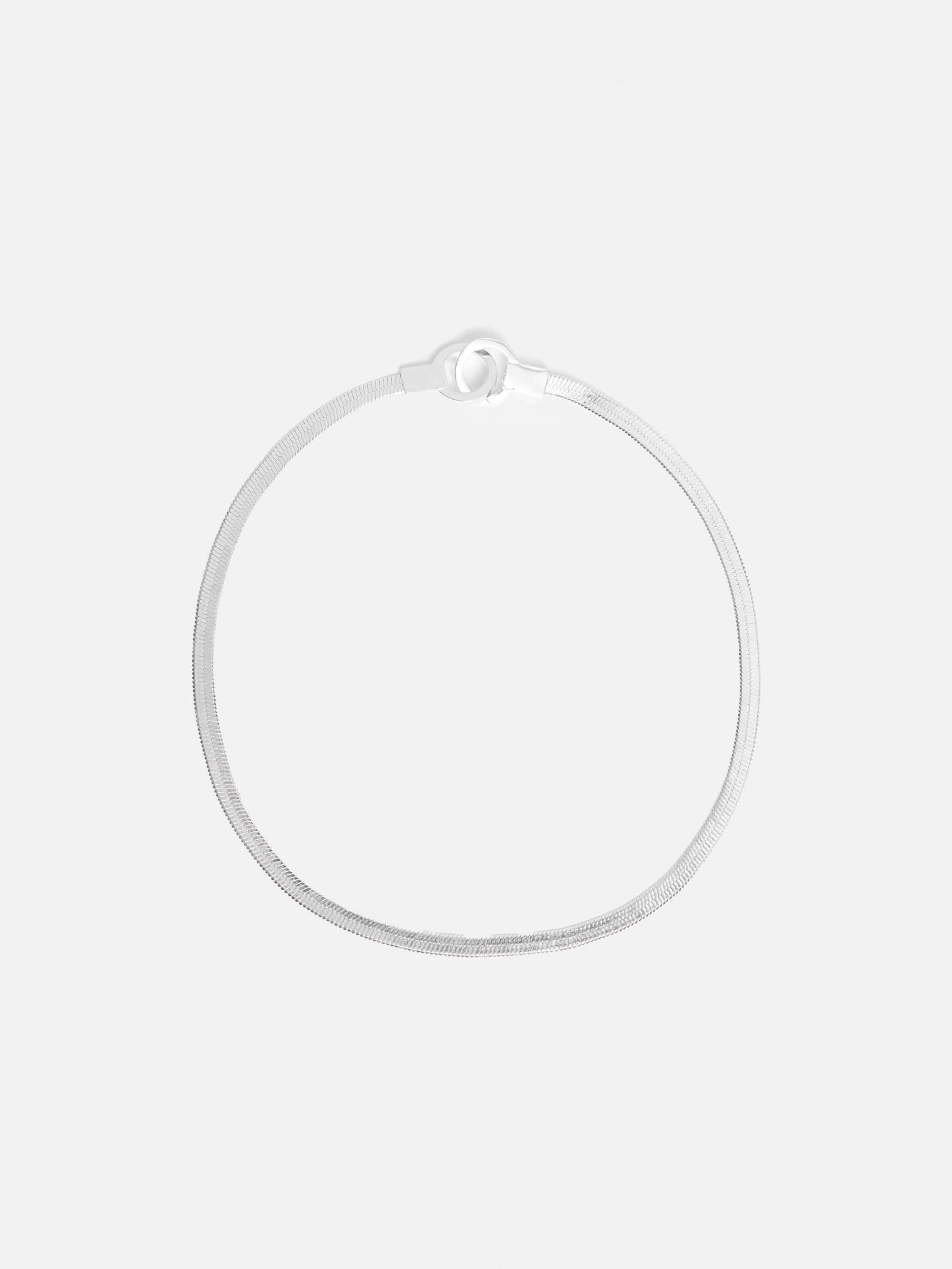 Chunky Snake Chain Necklace | Silver – Jigsaw