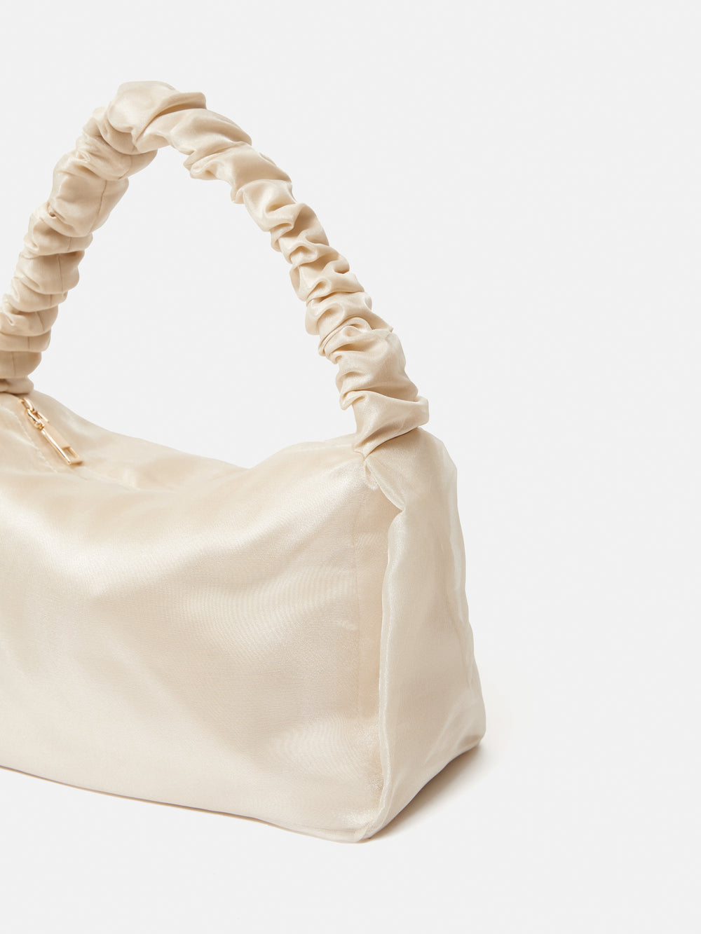 Ruched Organza Mini Bag | Cream – Jigsaw