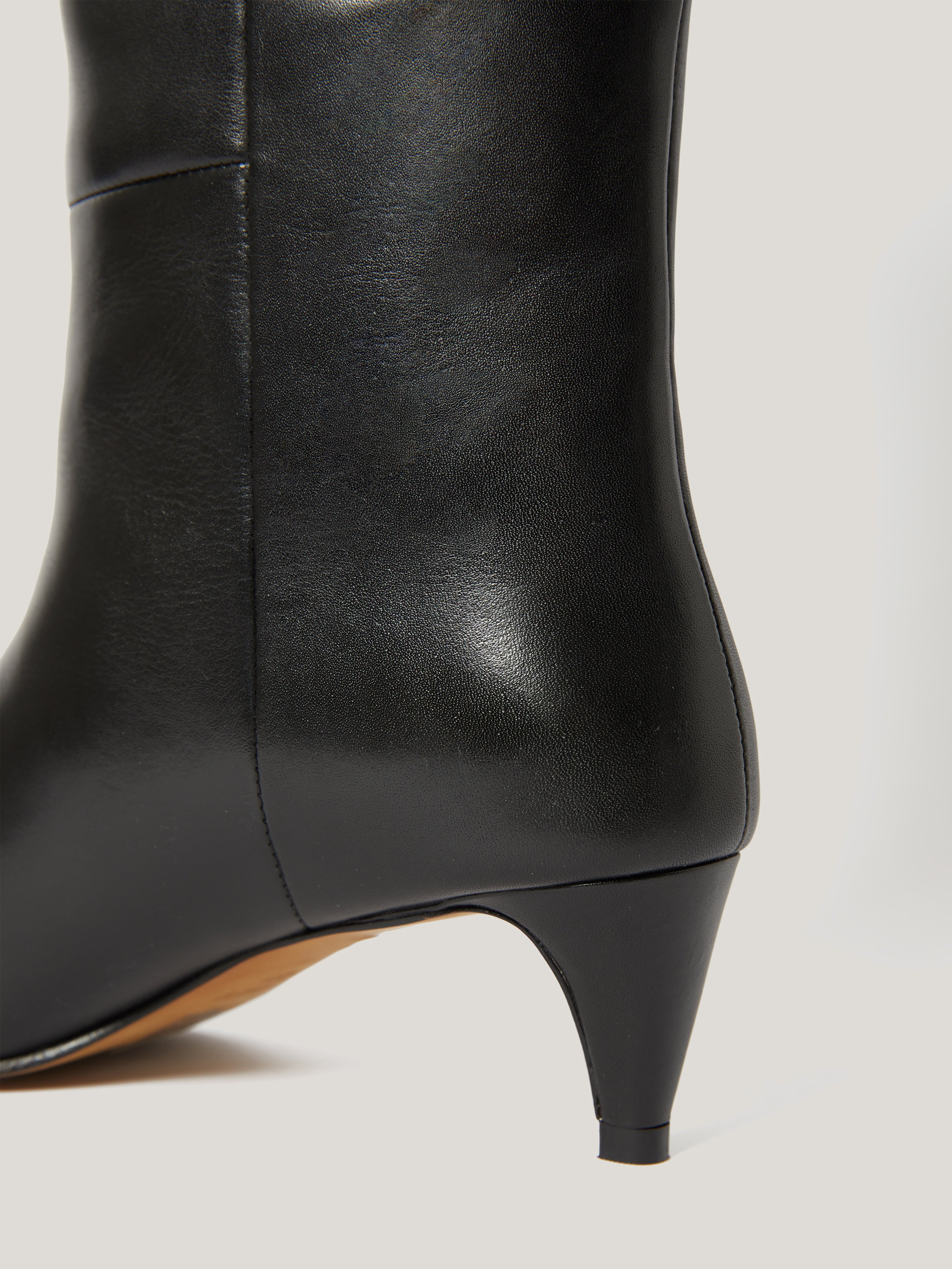 Leather Bobbi Knee High Boot | Black – Jigsaw