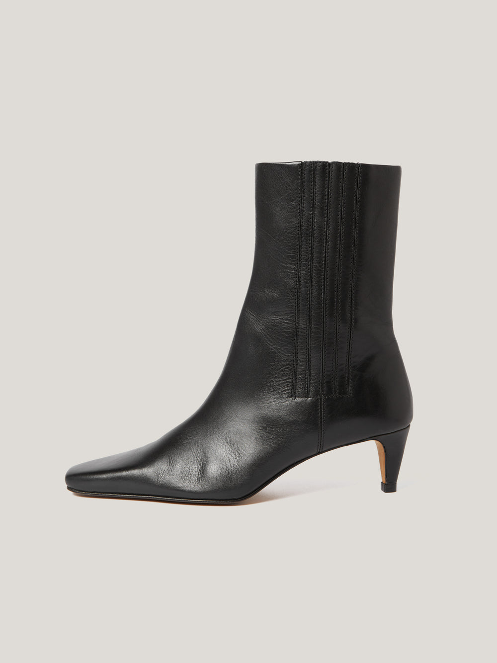 Leather Valerie Ankle Boot | Black – Jigsaw