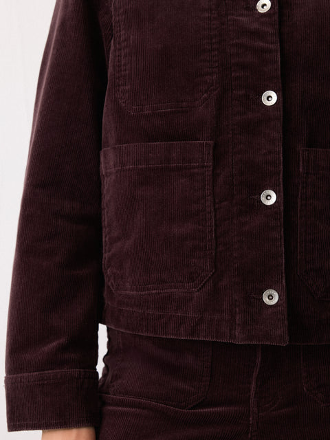 Cord Patch Pocket Jacket | Purple – Jigsaw