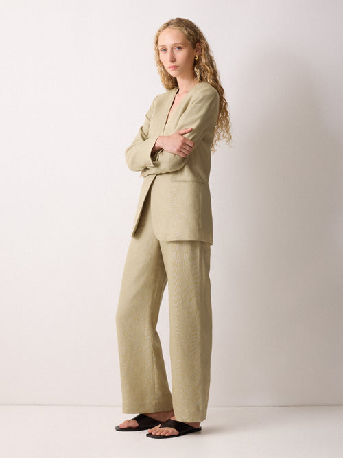 Irish Linen Sailor Trouser | Sand – Jigsaw