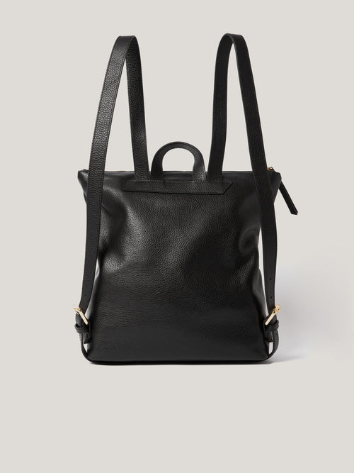 Pebble Leather Backpack | Black – Jigsaw