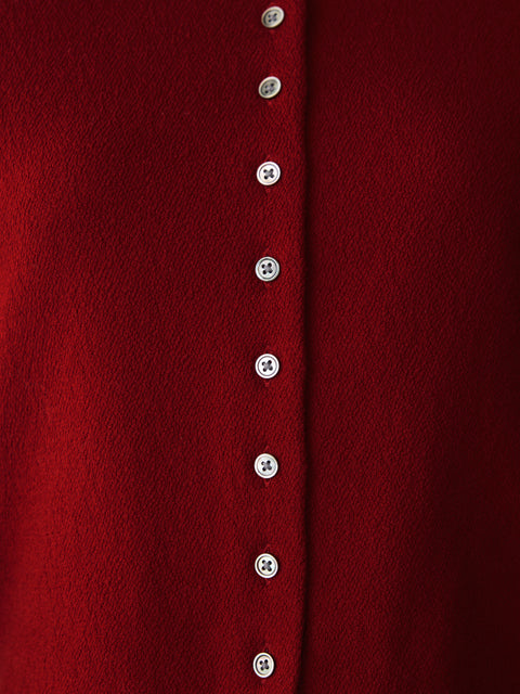 Textured Jersey Cardi Jacket | Red – Jigsaw