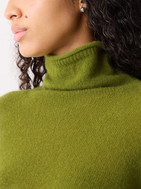 Cloud Cashmere Holden Polo | Green – Jigsaw