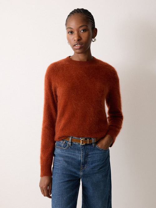 Halo Cashmere Jumper | Auburn – Jigsaw