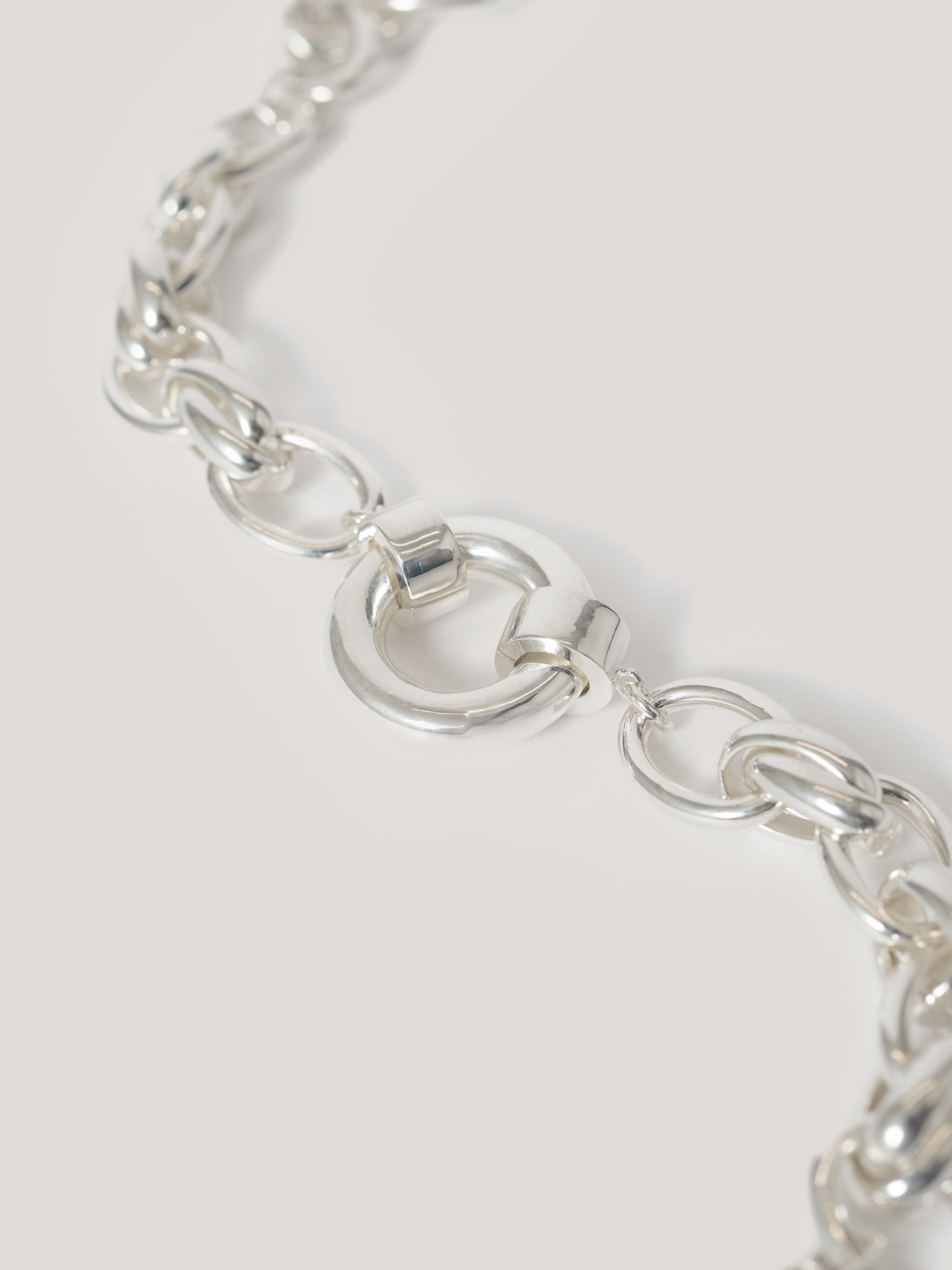 Round Link Chain Bracelet | Silver – Jigsaw