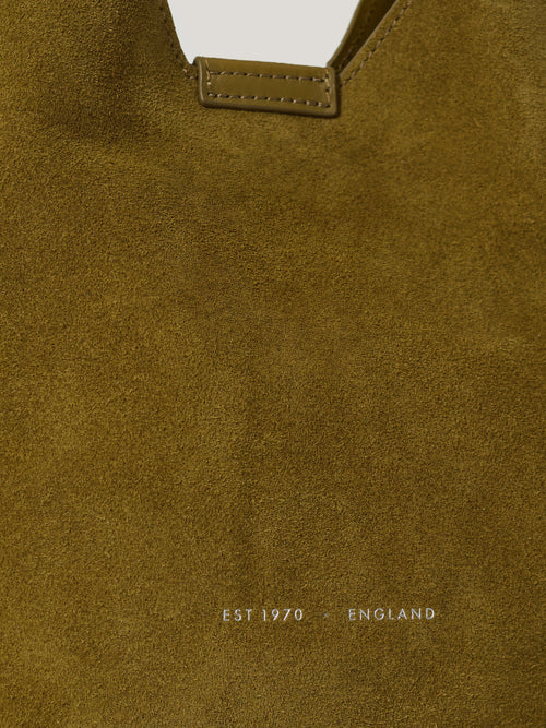 Mini Heckfield Suede Tote | Green – Jigsaw