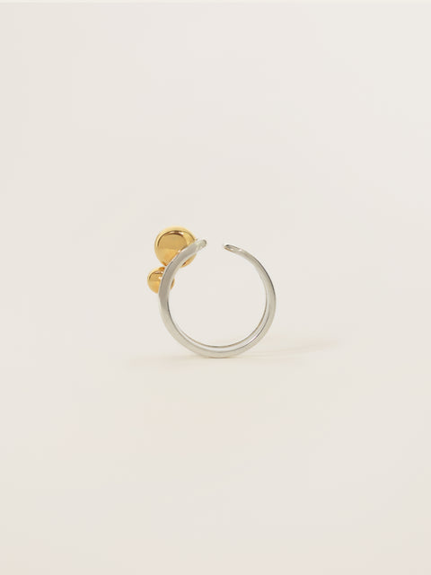 Mixed Metal Ball Ring | Multi – Jigsaw