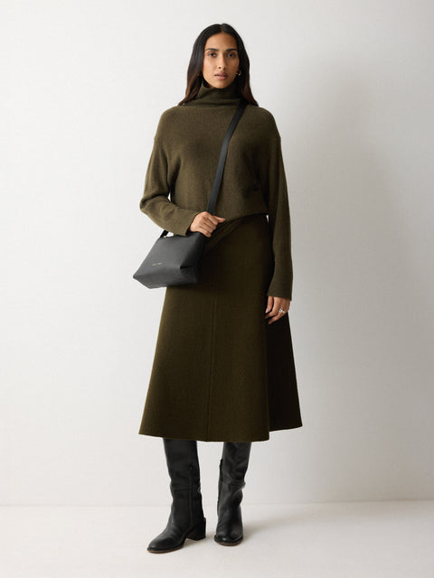 Bella Leather Cross Body Bag | Black – Jigsaw