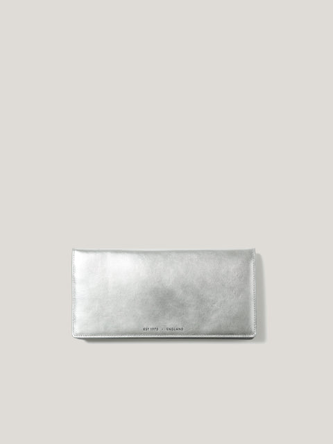 Leather Travel Document Holder | Silver – Jigsaw
