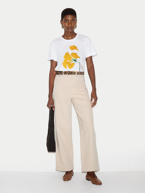 Broken Poppy Print T-shirt | Multi – Jigsaw