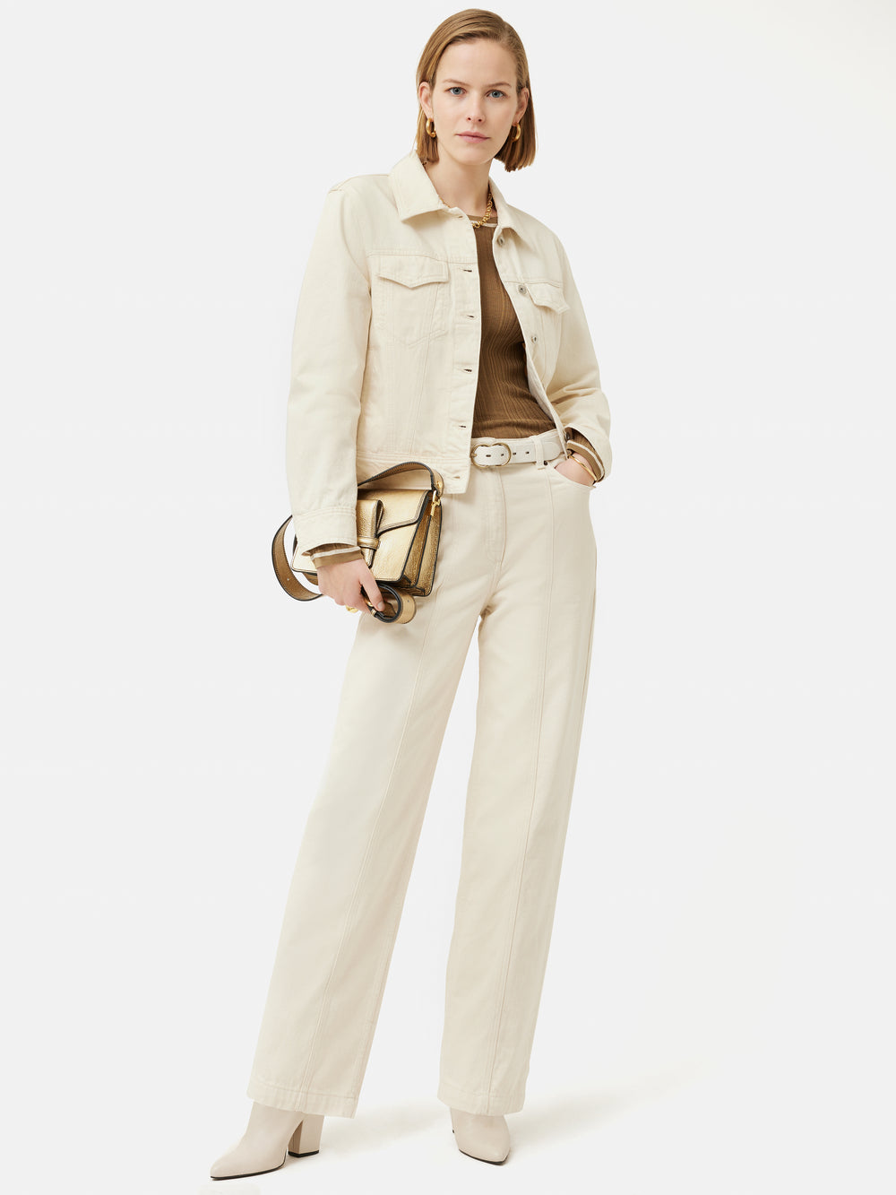 Denim Jacket | Cream – Jigsaw