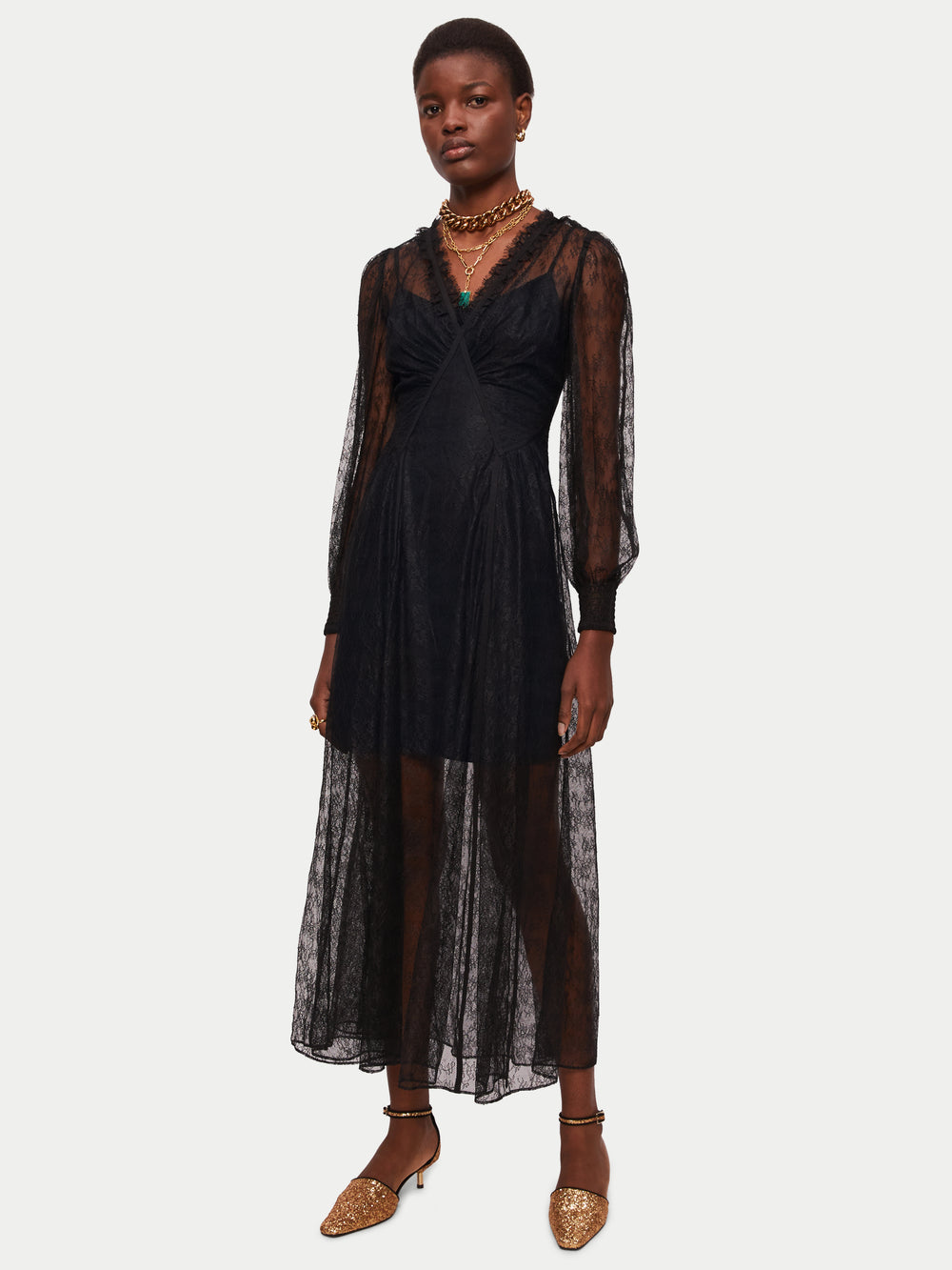 Modal Slip Dress | Black – Jigsaw