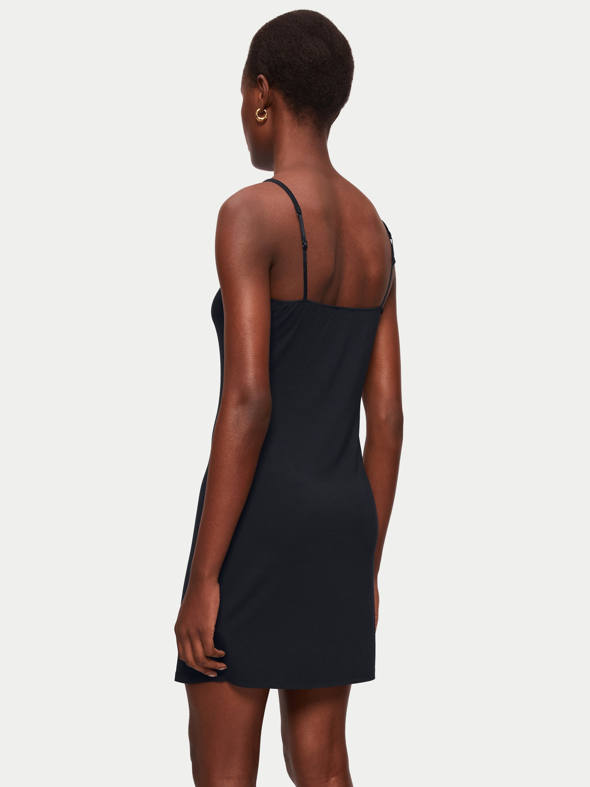 Modal Slip Dress | Black – Jigsaw